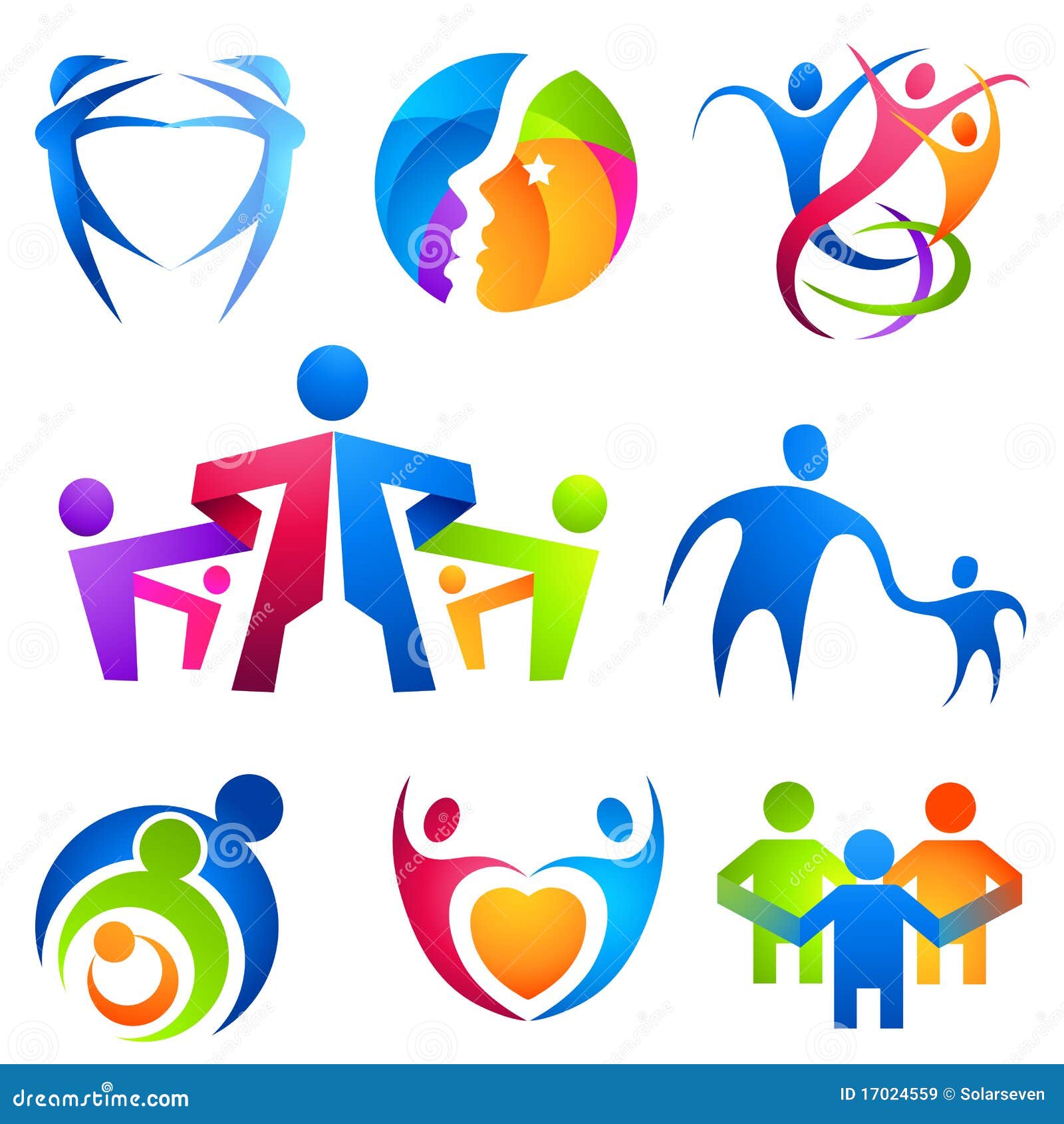 Símbolos conectados gente ilustración del vector. Ilustración de ...