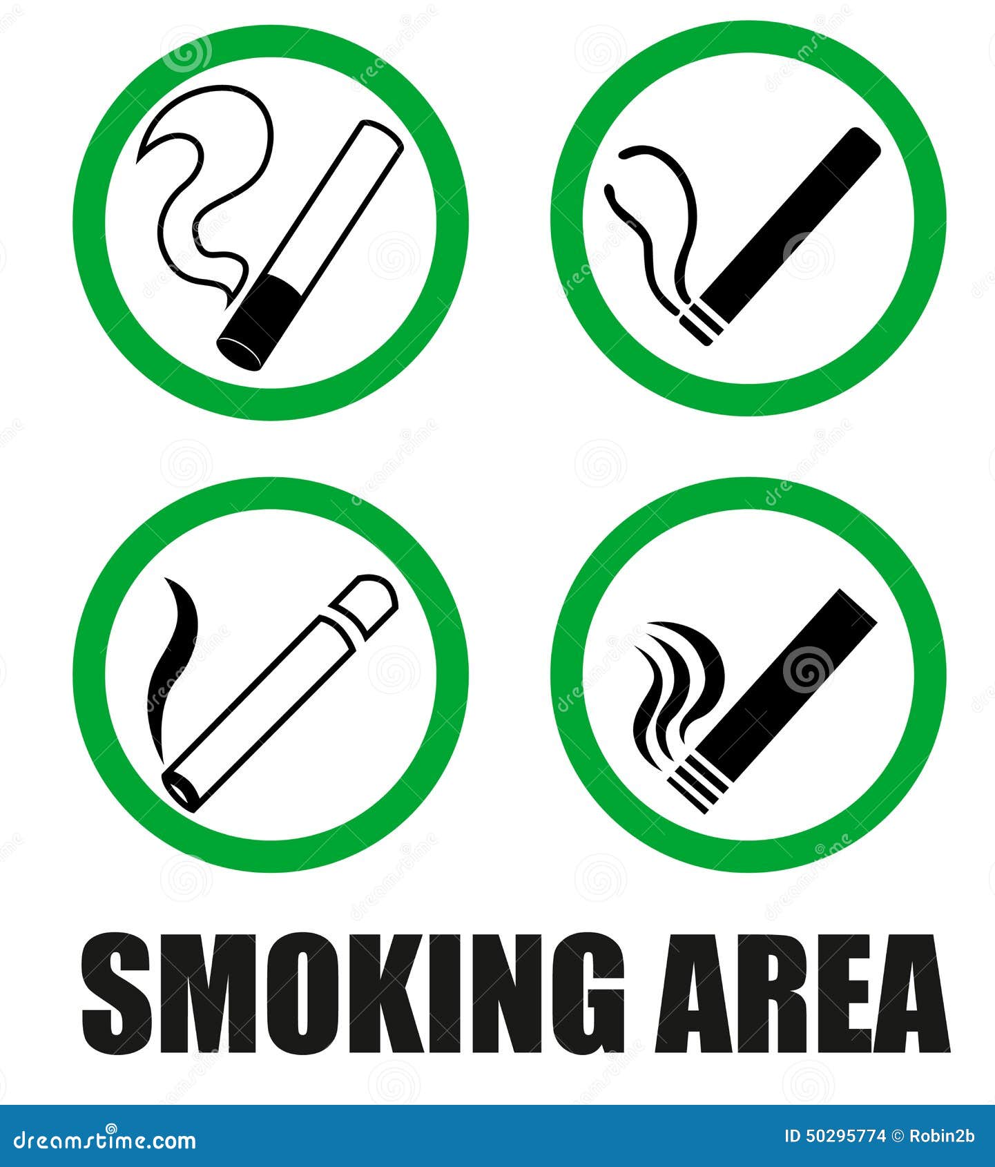 Símbolos da área de fumo ilustração stock. Ilustração de nicotina ...