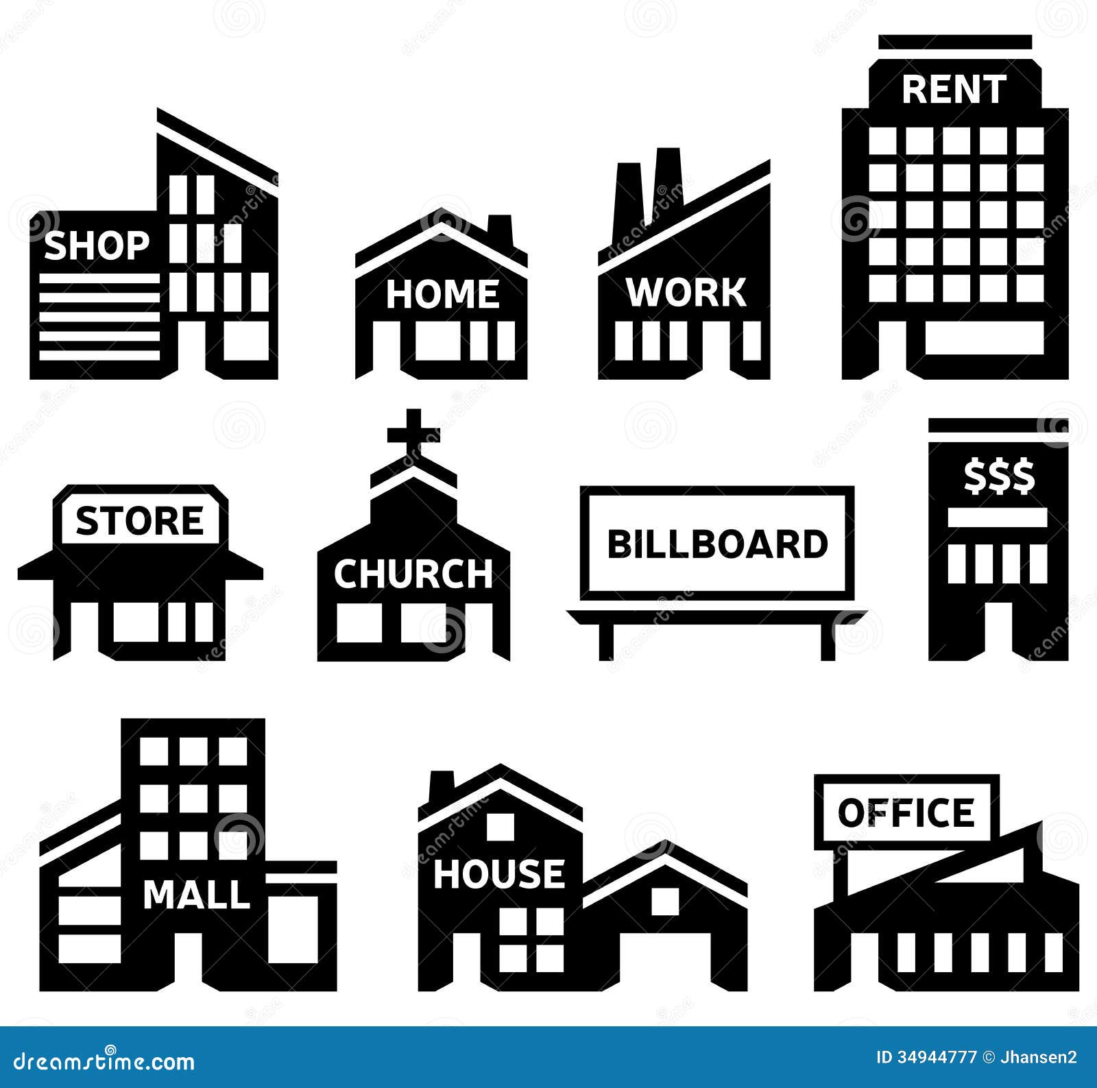 Símbolos da construção ilustração do vetor. Ilustração de estruturas ...