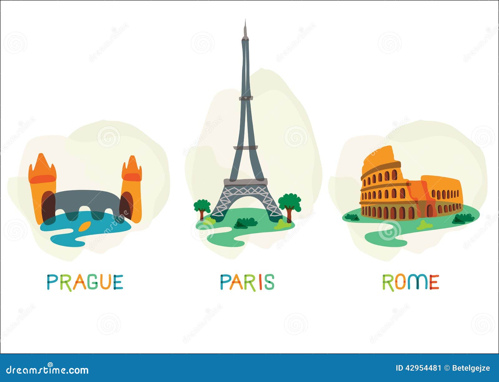 Símbolos De Capital Europeus Ilustração do Vetor - Ilustração de ...