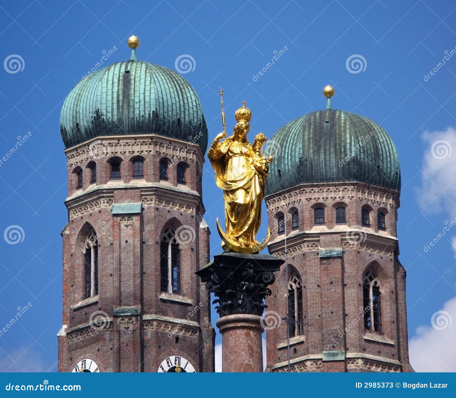 Símbolos De Munich, Alemanha Imagem de Stock - Imagem de ouro ...