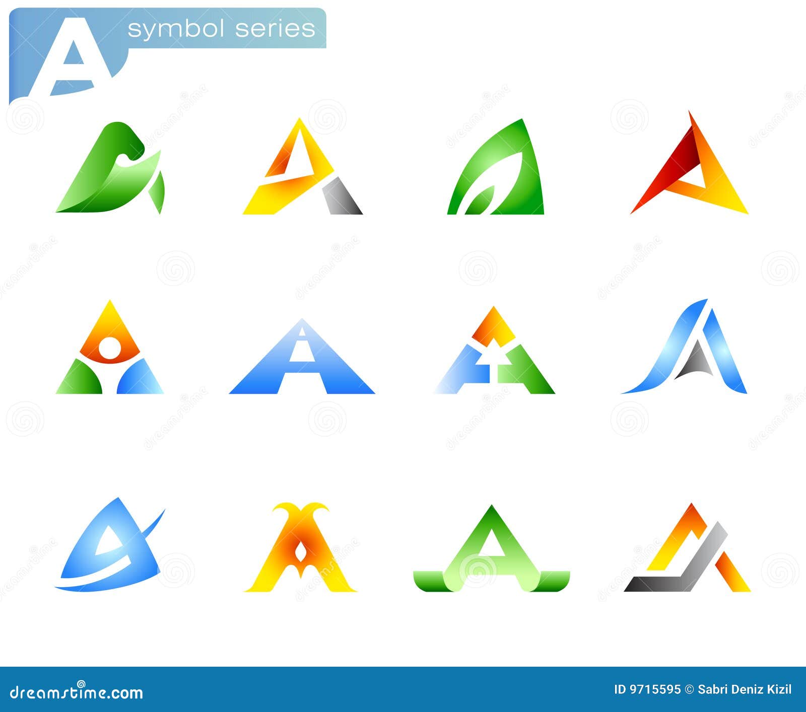 Símbolos del alfabeto a ilustración del vector. Ilustración de icono ...