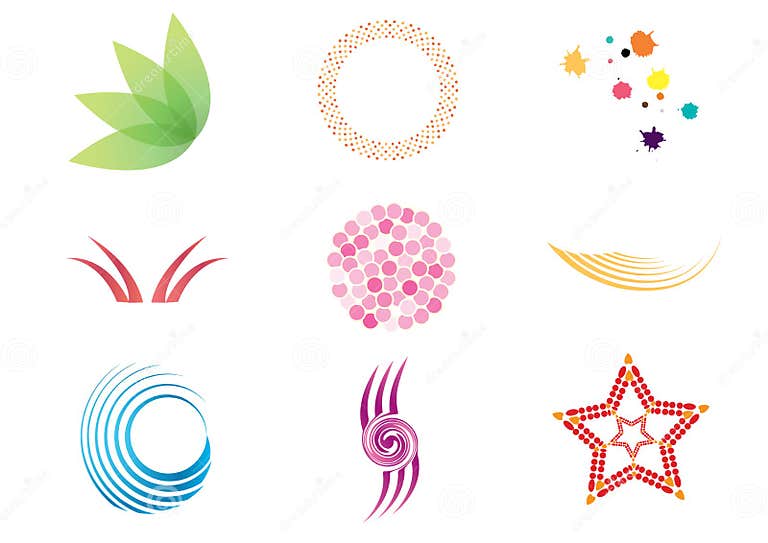 Símbolos do vetor ilustração do vetor. Ilustração de estilo - 13020448