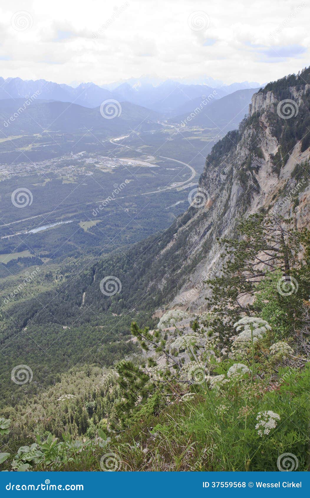 SÃ¼d Autobahn A2/E55, Gail Valley, Austria Stock Photo - Image of ...