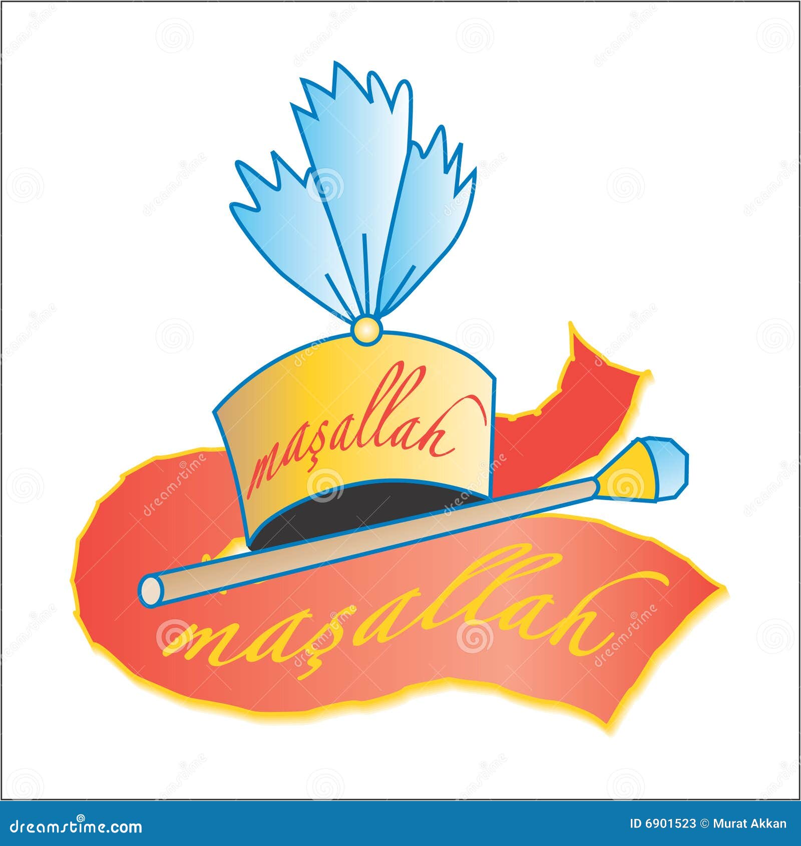 SÃ¼nnet stock vector. Illustration of children, ceremony - 6901523