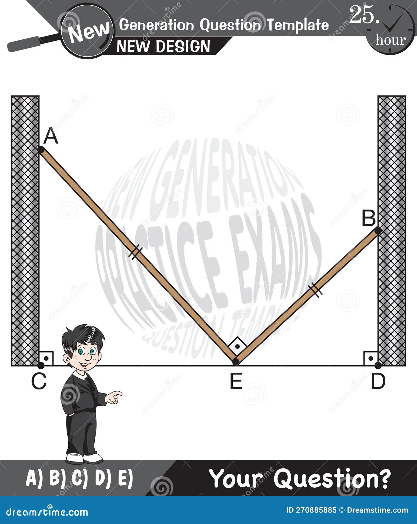 Math, Angles, Angles on the Plane, Angle Questions, Exam Question Stock ...