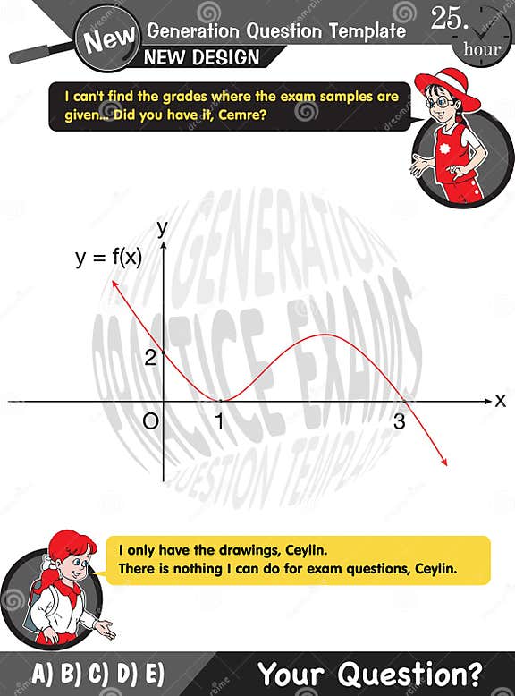 Math, Vector Mathematical Function Graph, Functions Question Template ...