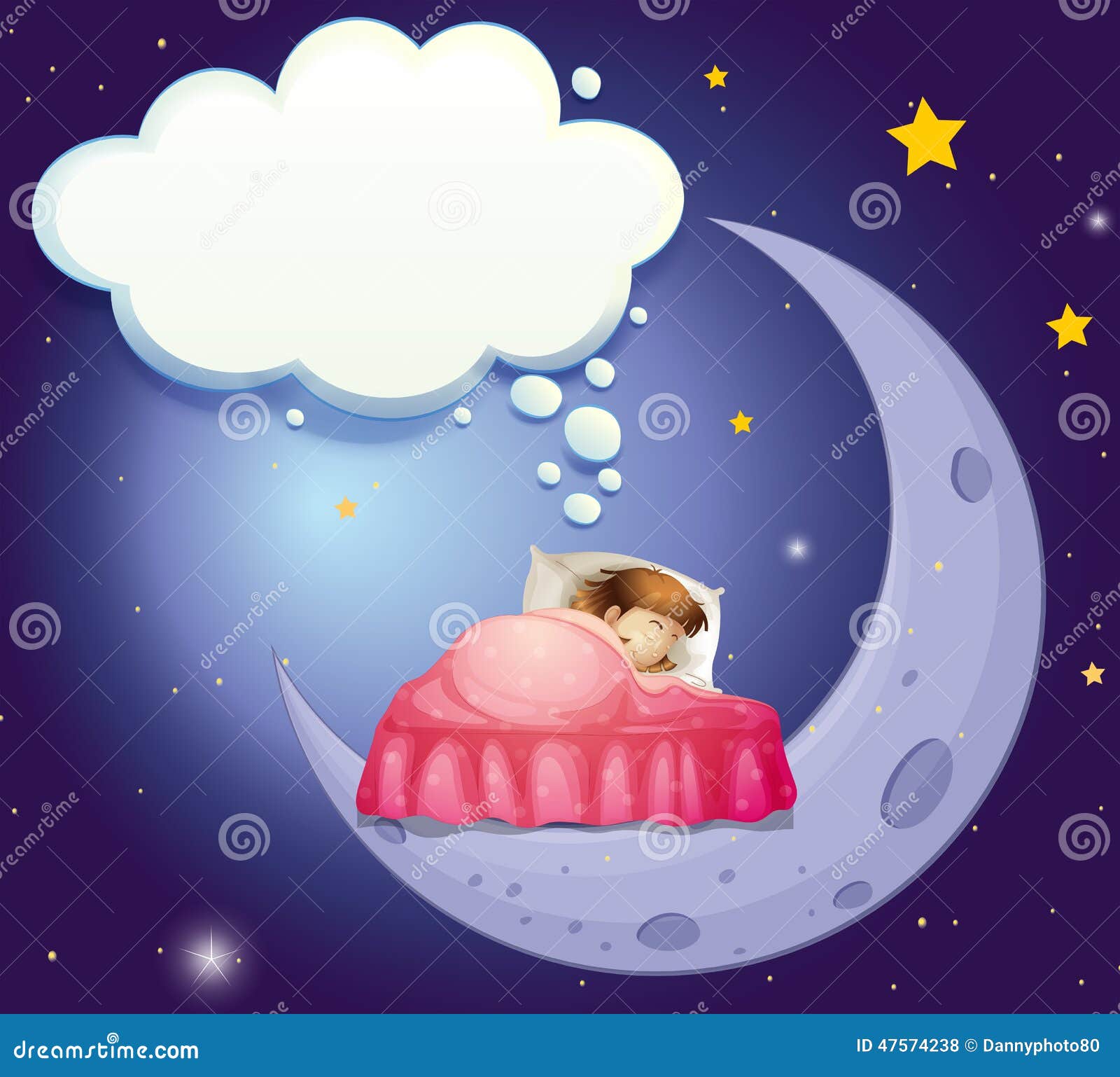 Słodki sen ilustracja wektor. Ilustracja złożonej z rutyna - 47574238