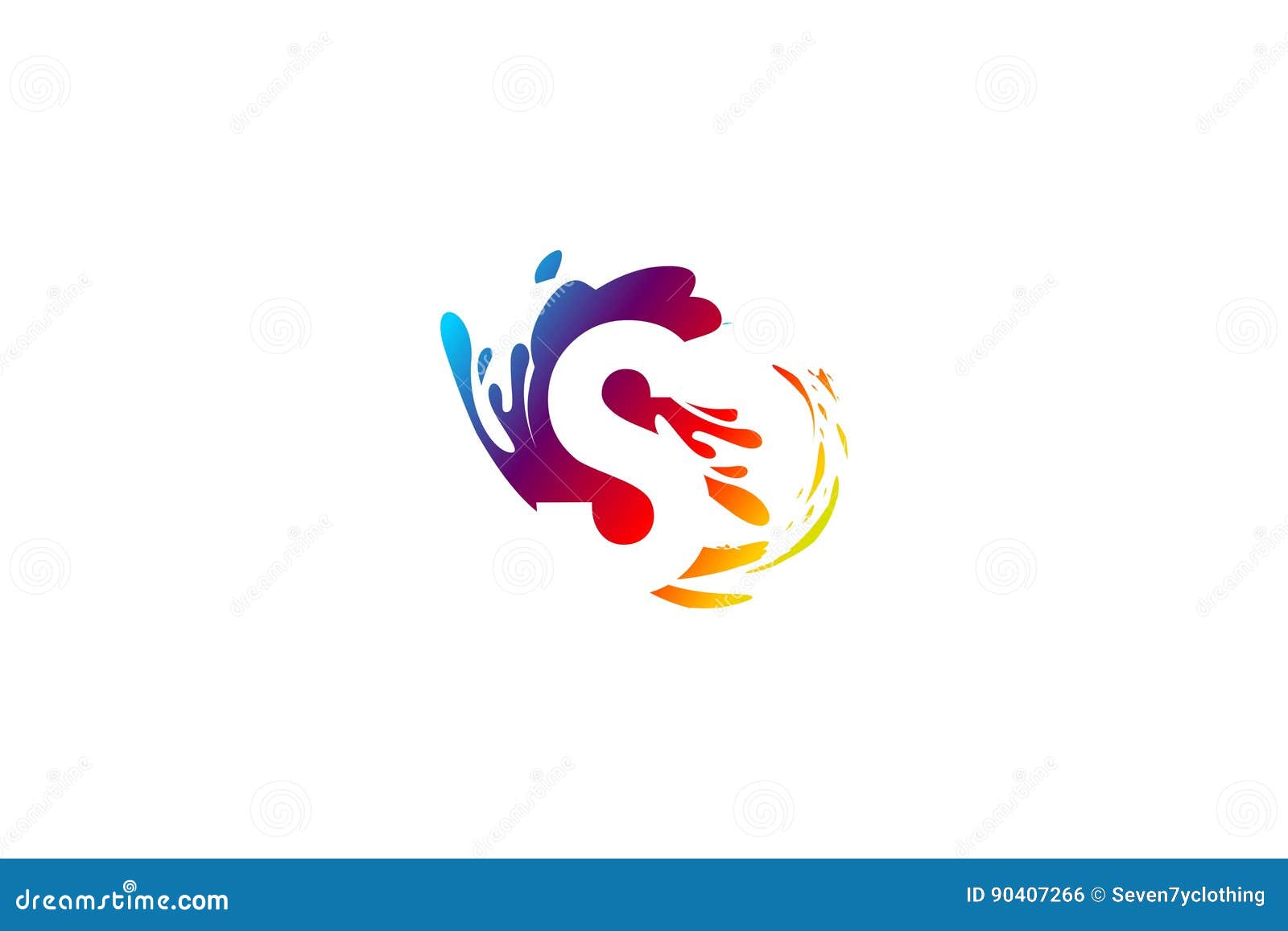 S Abstract stock vector. Illustration of nonprofit, icon - 90407266