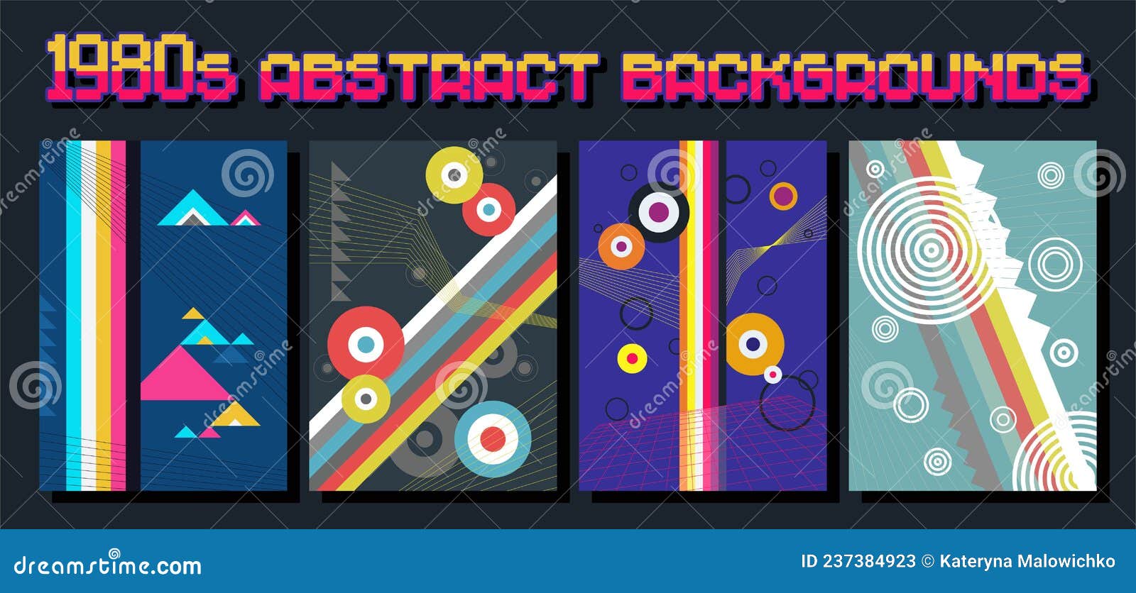 1986 Pixel Font Vector Set Royalty-Free Stock Photo | CartoonDealer.com ...