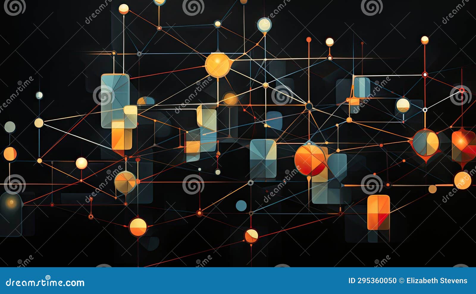 It S All about the Connections Stock Illustration - Illustration of ...