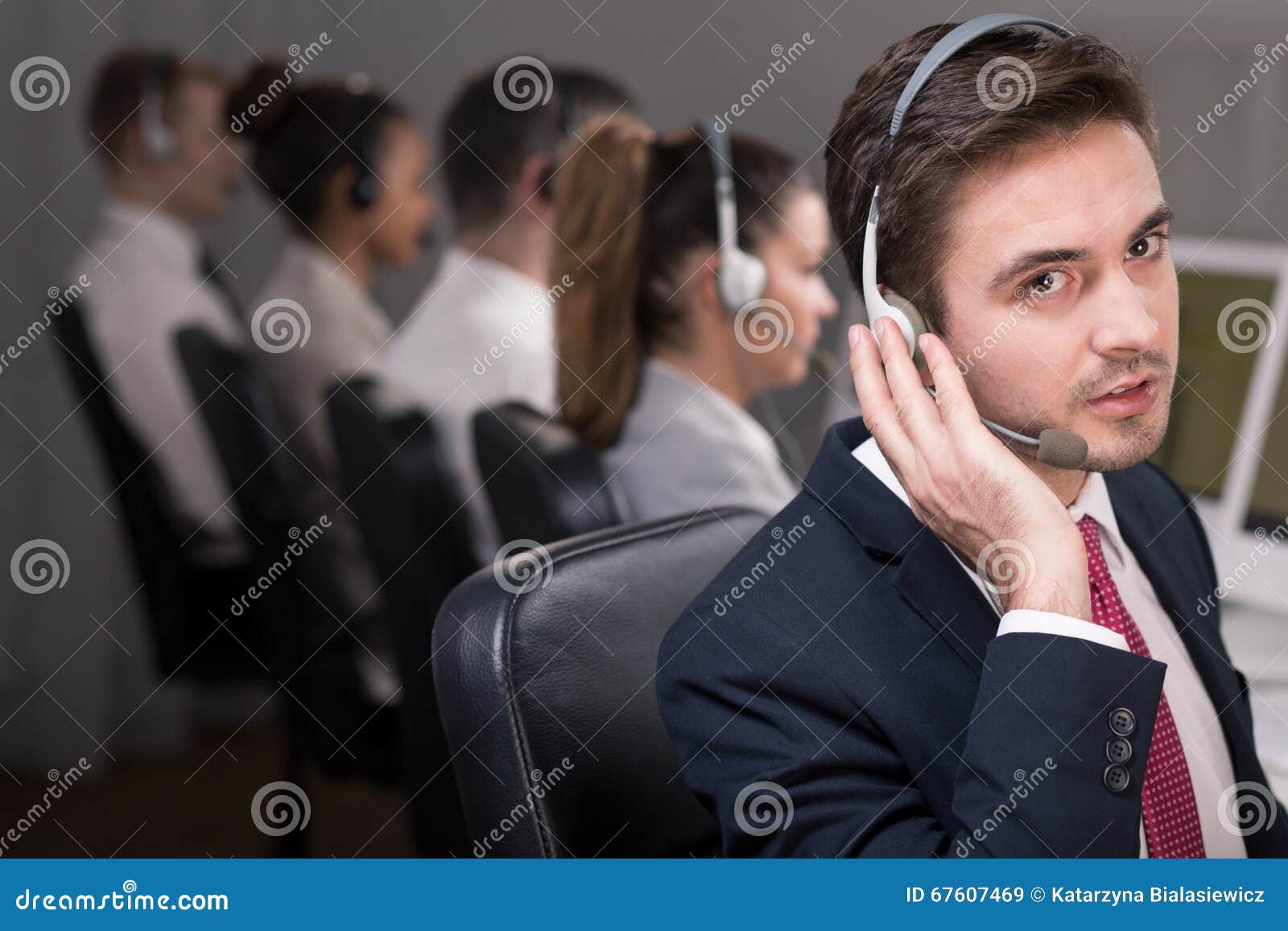 It S All about Good Communication Stock Image - Image of teleoperator ...