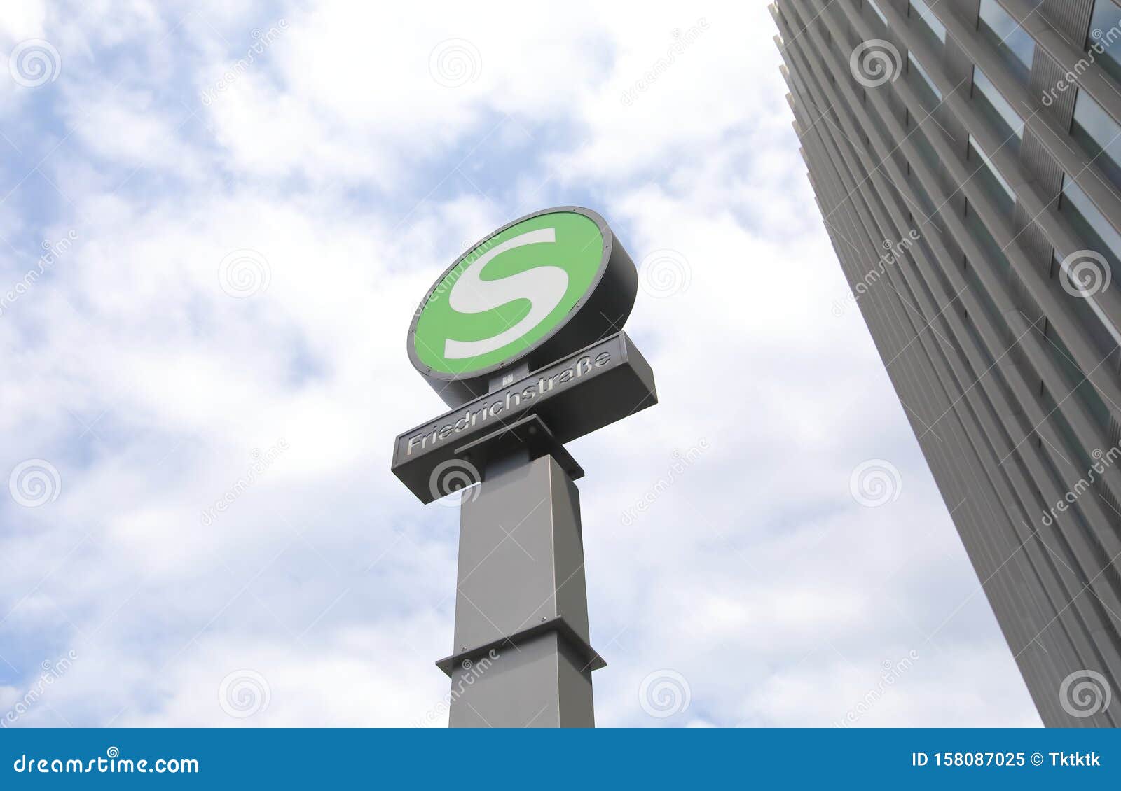 S Bahn Train Station Sign Berlin Germany Editorial Image - Image of ...