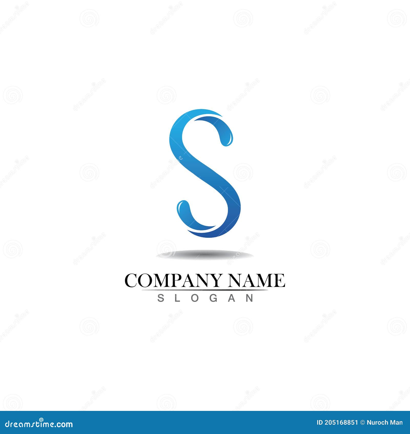 S Blue Logo and Symbols Template Vector. Stock Vector - Illustration of ...