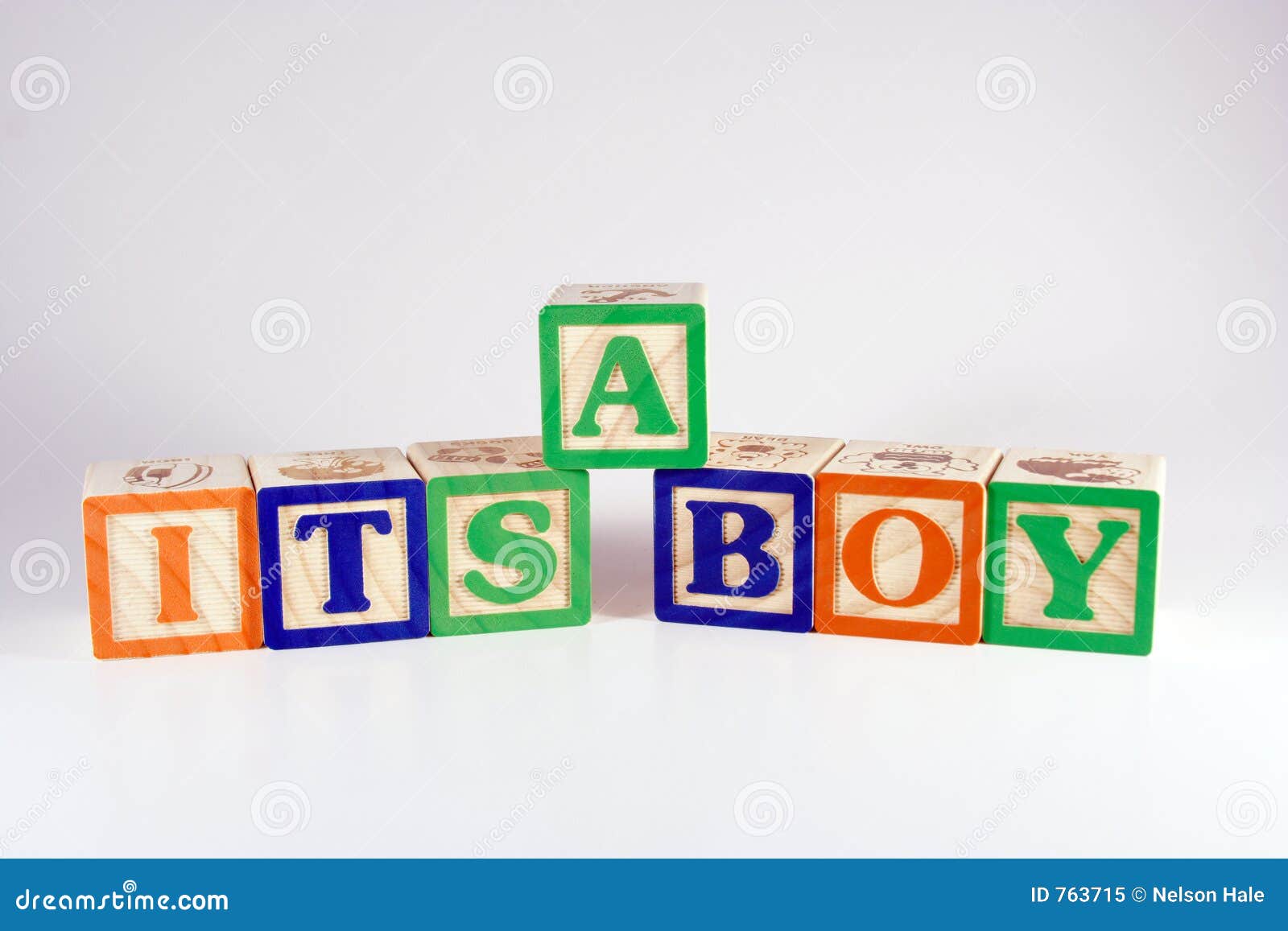 It s a Boy stock image. Image of newborn, play, blocks - 763715