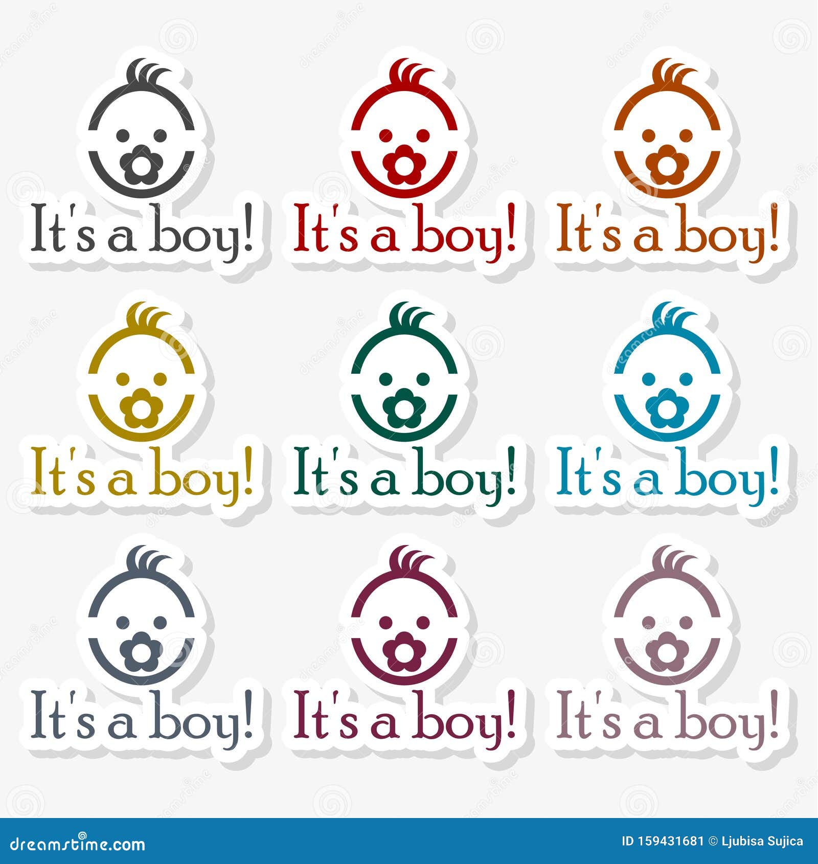 It`s a Boy - Vector Illustration Stock Vector - Illustration of life ...