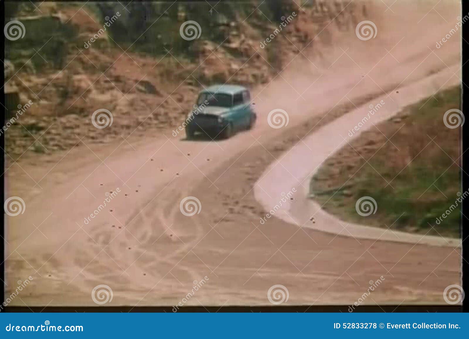 1970s Car Driving on Dirt Road Stock Footage - Video of traveling, real ...
