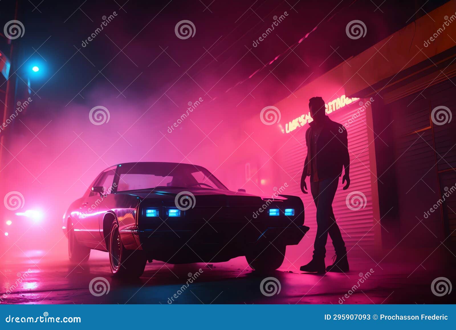 Cinematic Scene Of Tokyo Cityscape. Woman In Traditional Japanese ...