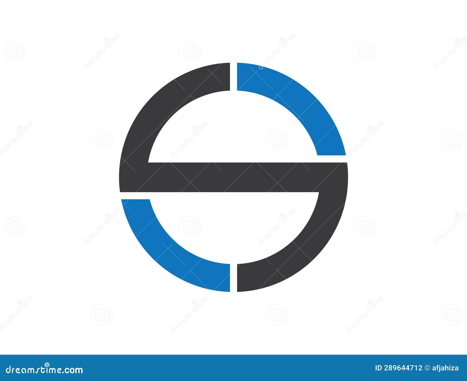 S circle font logo 1 stock illustration. Illustration of label - 289644712