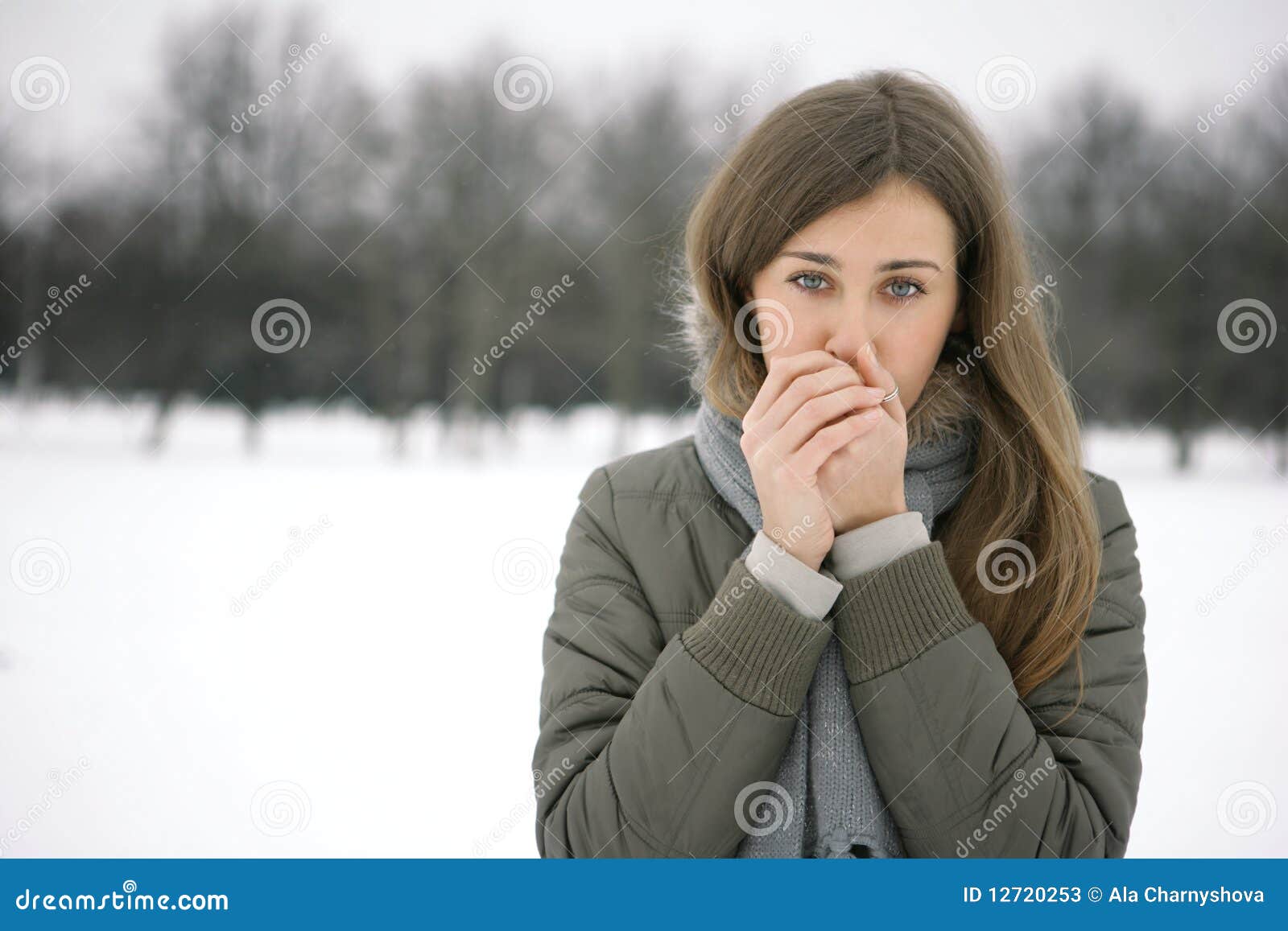 It s cold outside stock image. Image of portrait, girls - 12720253