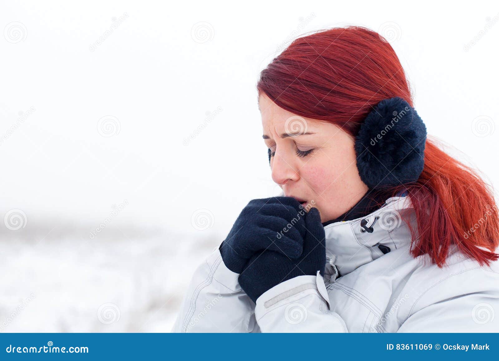 It`s so cold outside stock image. Image of active, model - 83611069