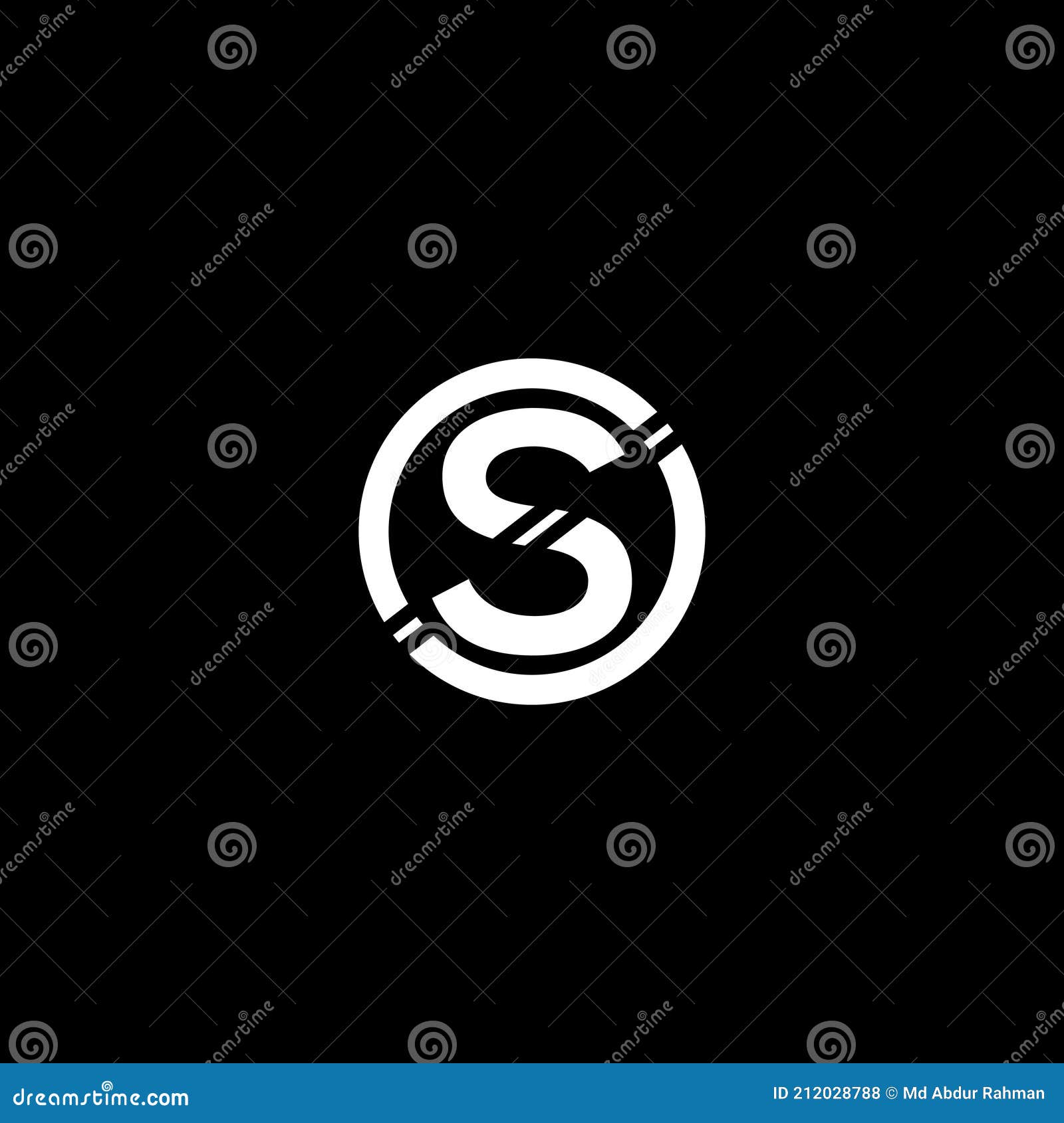 S Creative Unique Abstract Modern Geometric Vector Symbol Font Logo ...