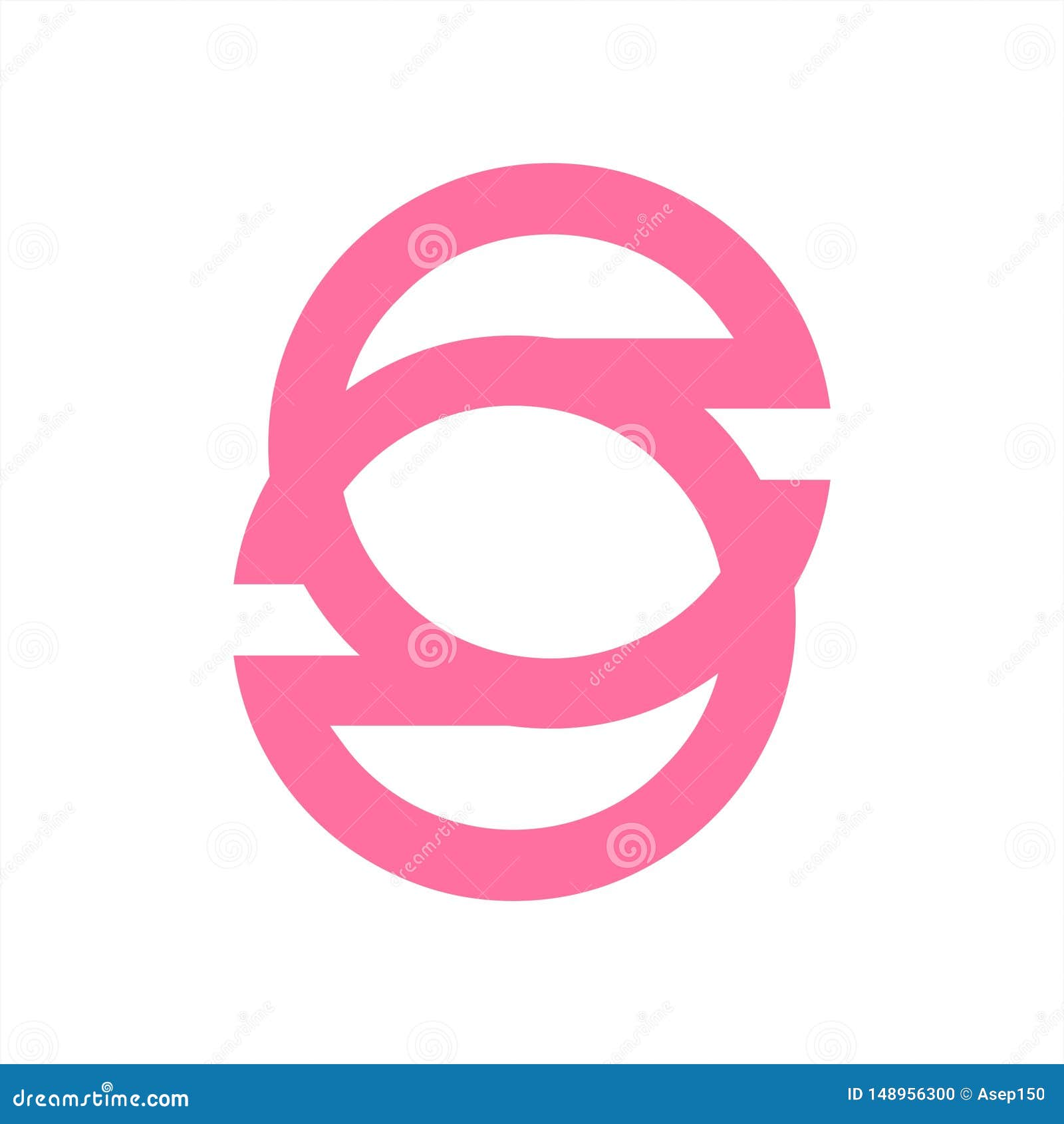 S, CSC, SO Initials Simple Line Art Logo Vector Illustration ...