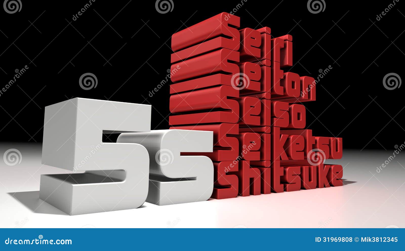 5s stock illustration. Illustration of management, improvement - 31969808