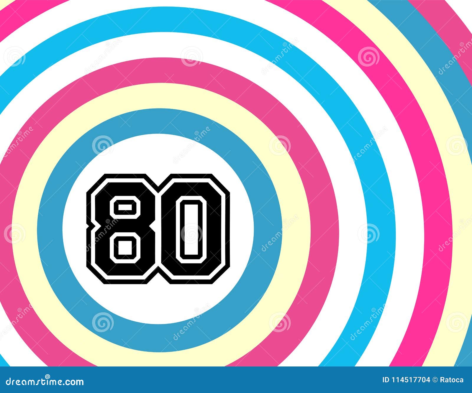 80s decade symbol stock vector. Illustration of eighties - 114517704