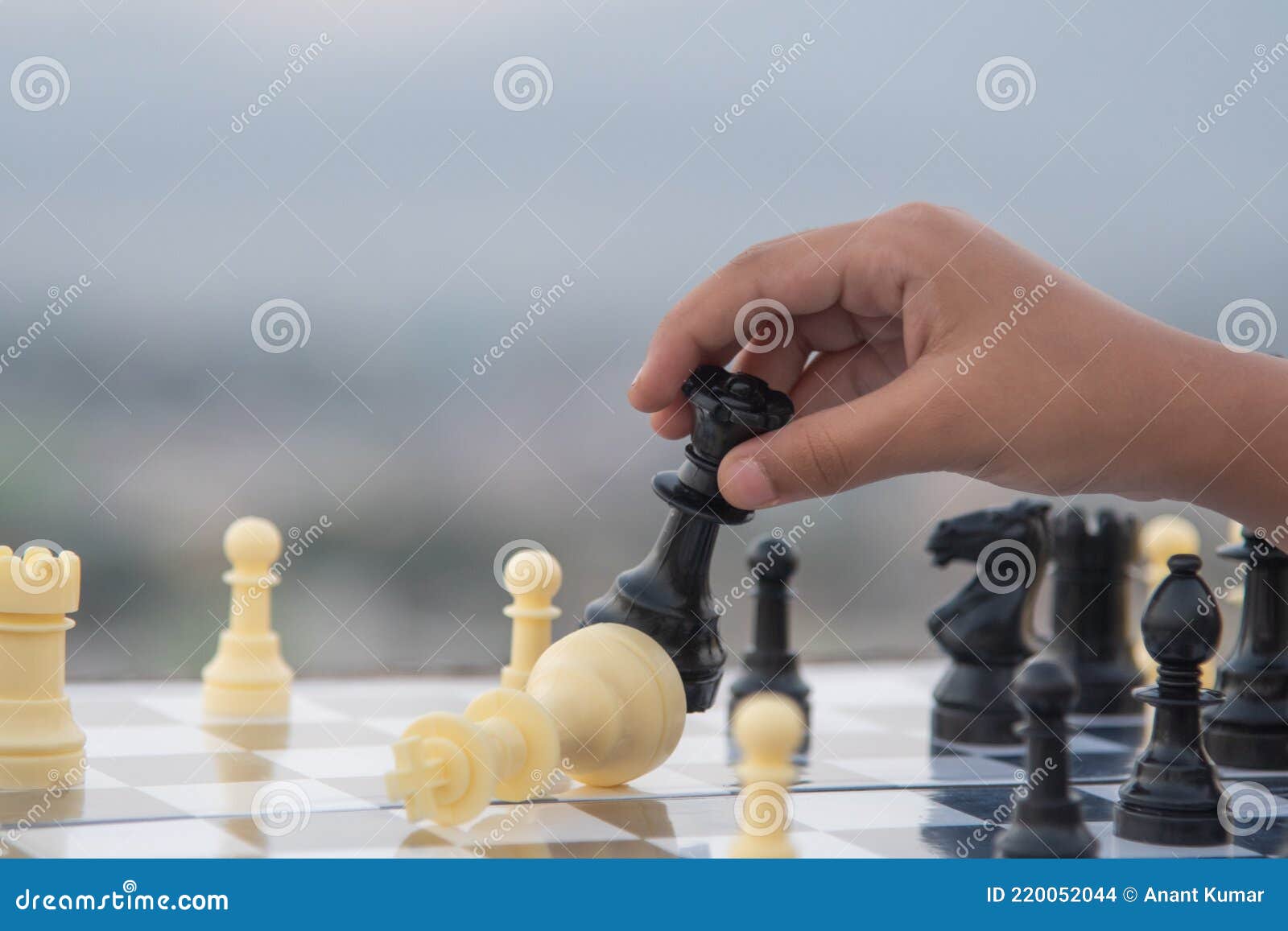 Defeat (chess On The Chocolate Chessboard) Stock Image | CartoonDealer ...