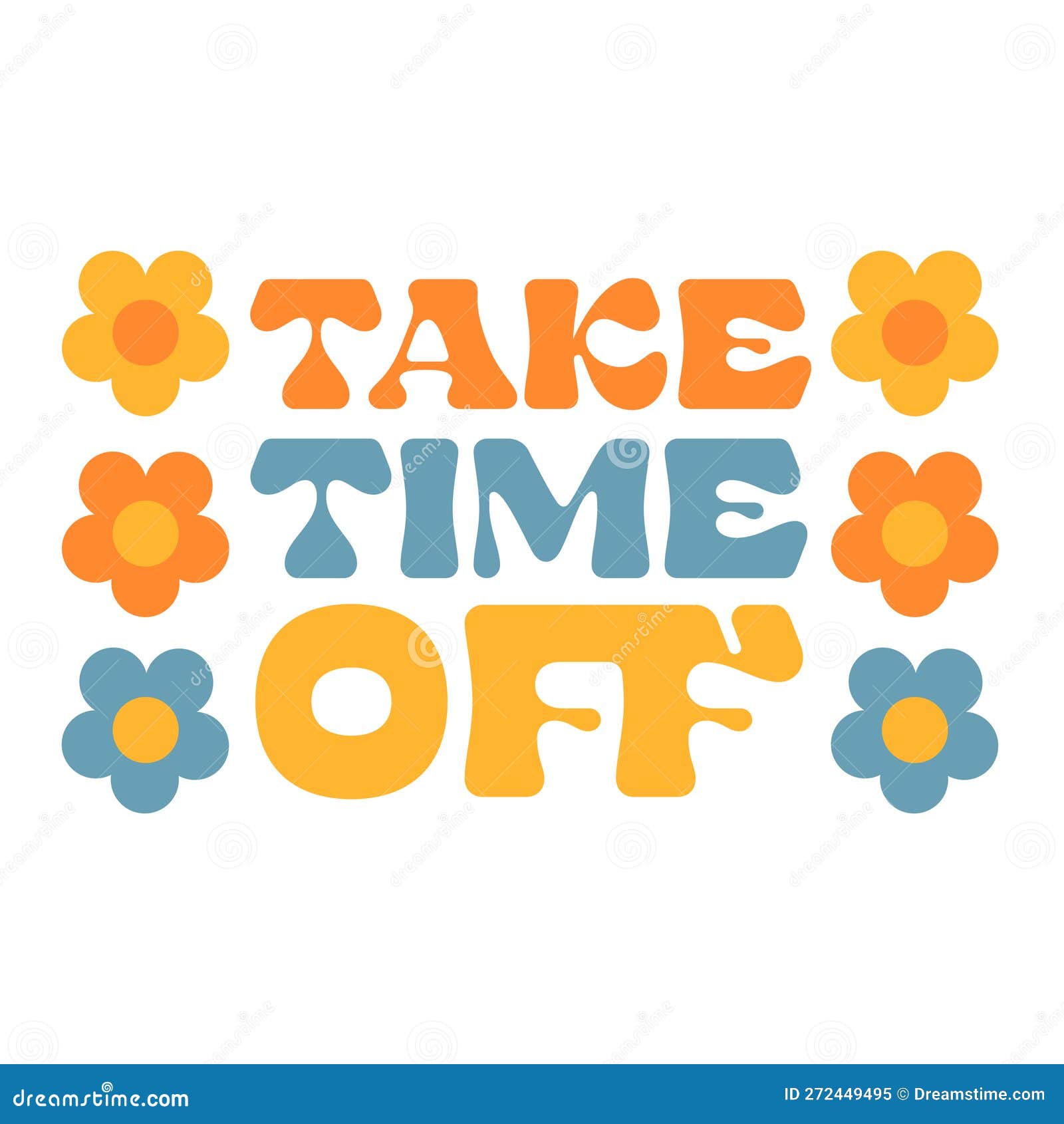 90 s design flowers stock vector. Illustration of bloom - 272449495