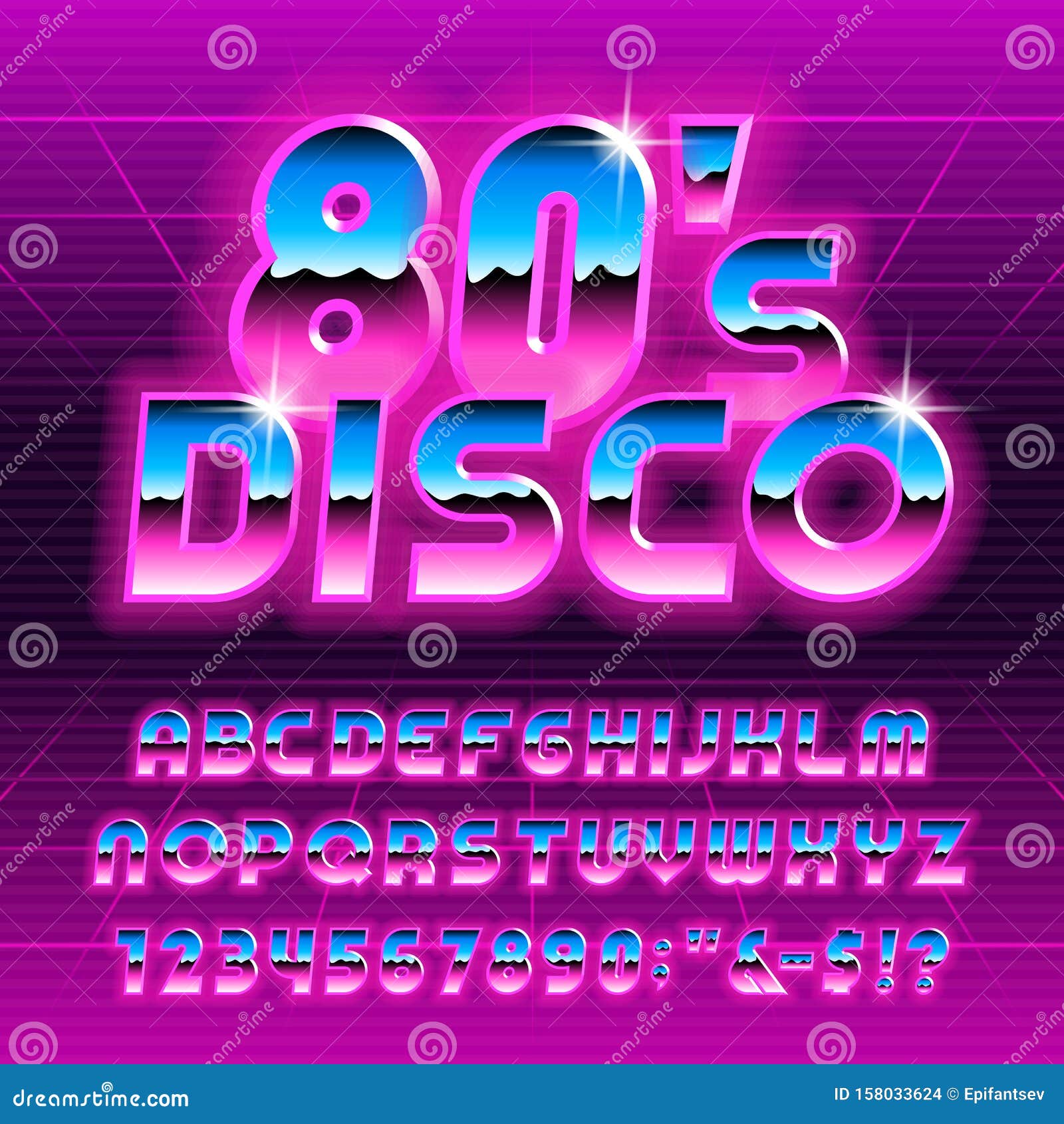 Disco Alphabet. 80 S Retro Font. Vector Disco Alphabet. | CartoonDealer ... Disco Alphabet. 80 S Retro Font. Vector Disco Alphabet. | CartoonDealer ...