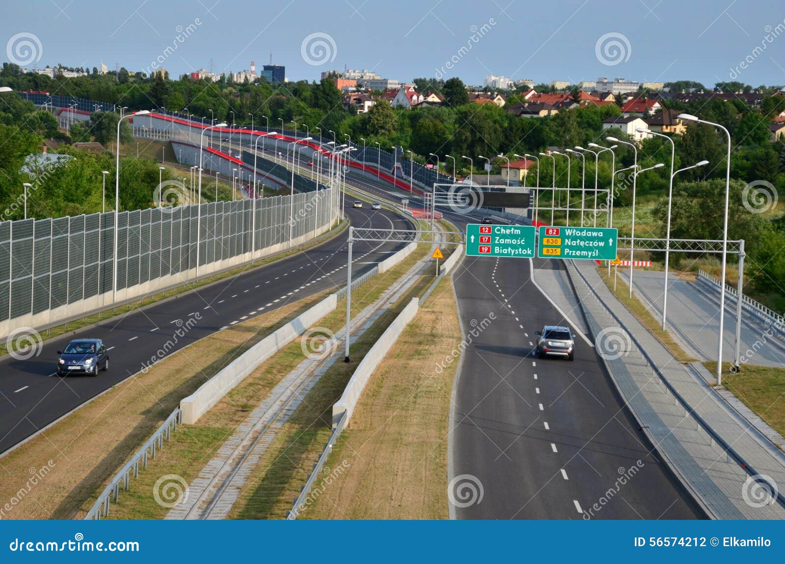 S17 expressway editorial photography. Image of slawinek - 56574212