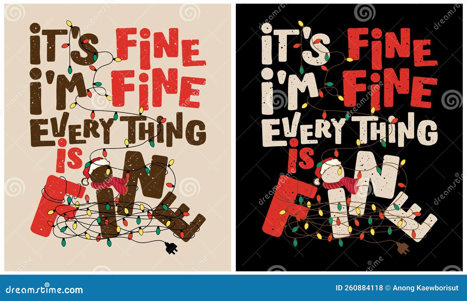 It s Fine. I m Fine stock vector. Illustration of funny - 260884118