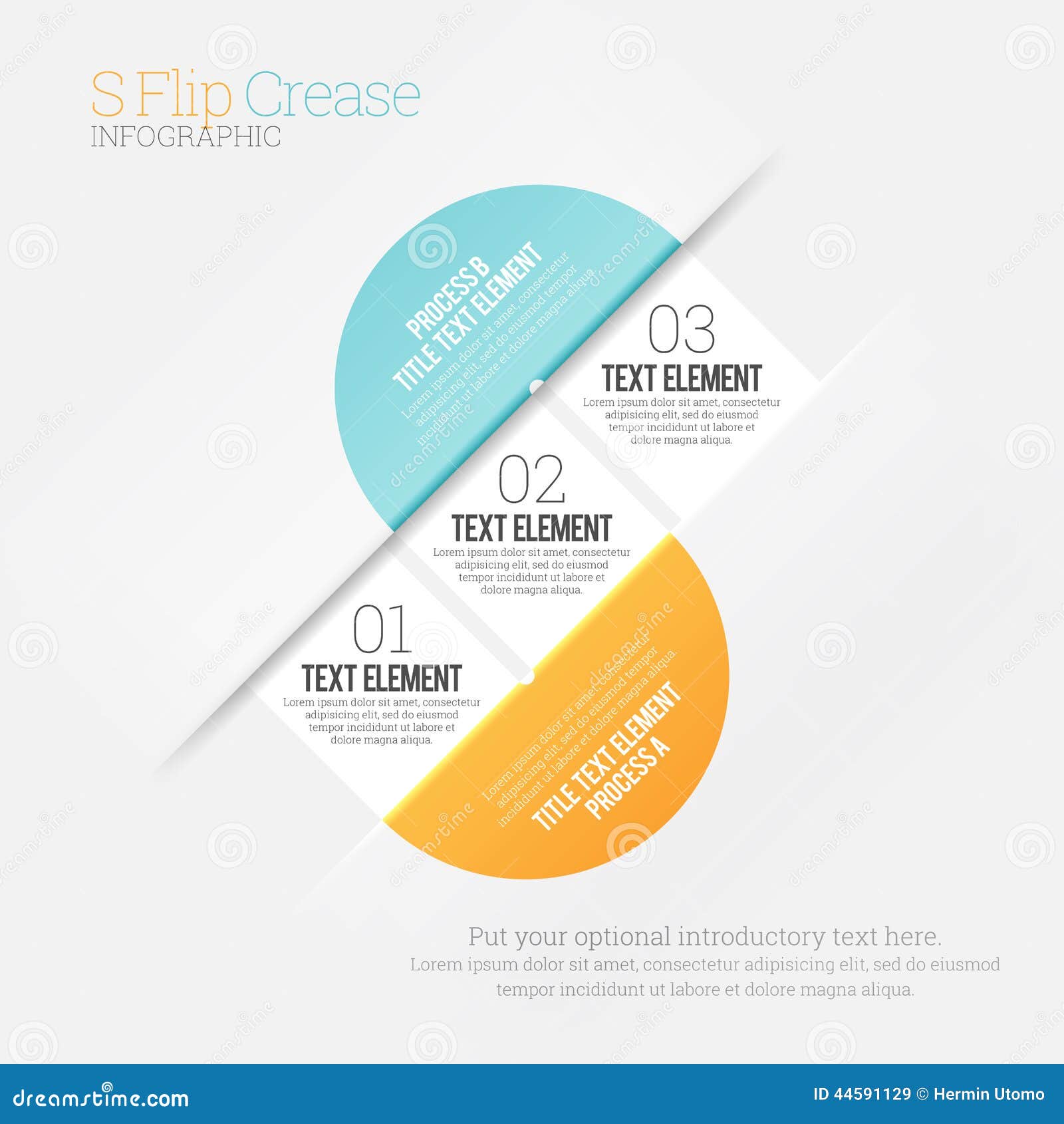 S Flip Crease Infographic stock vector. Illustration of shape - 44591129