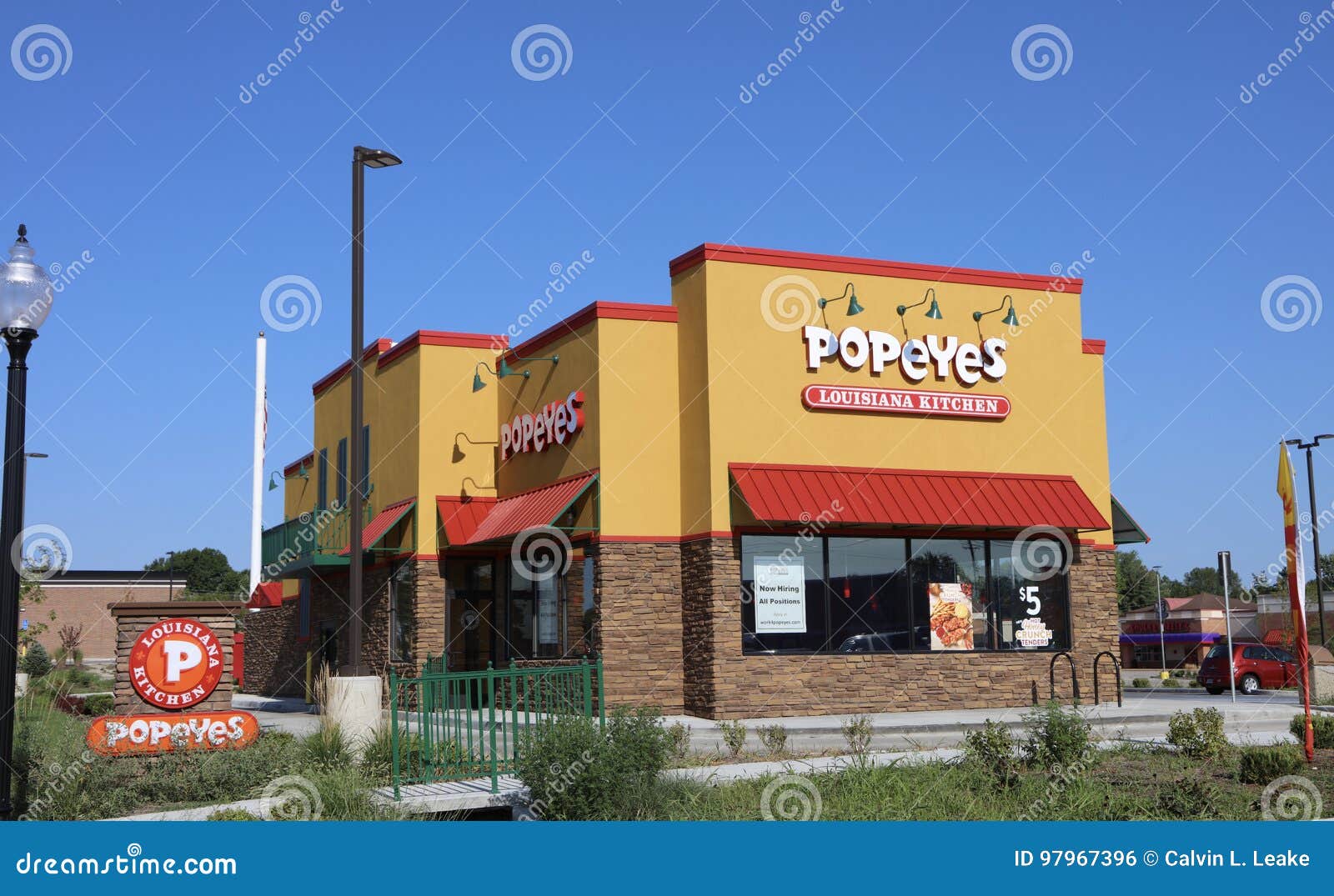 ` S Fried Chicken Store Di Popeye Fotografia Editoriale - Immagine di ...