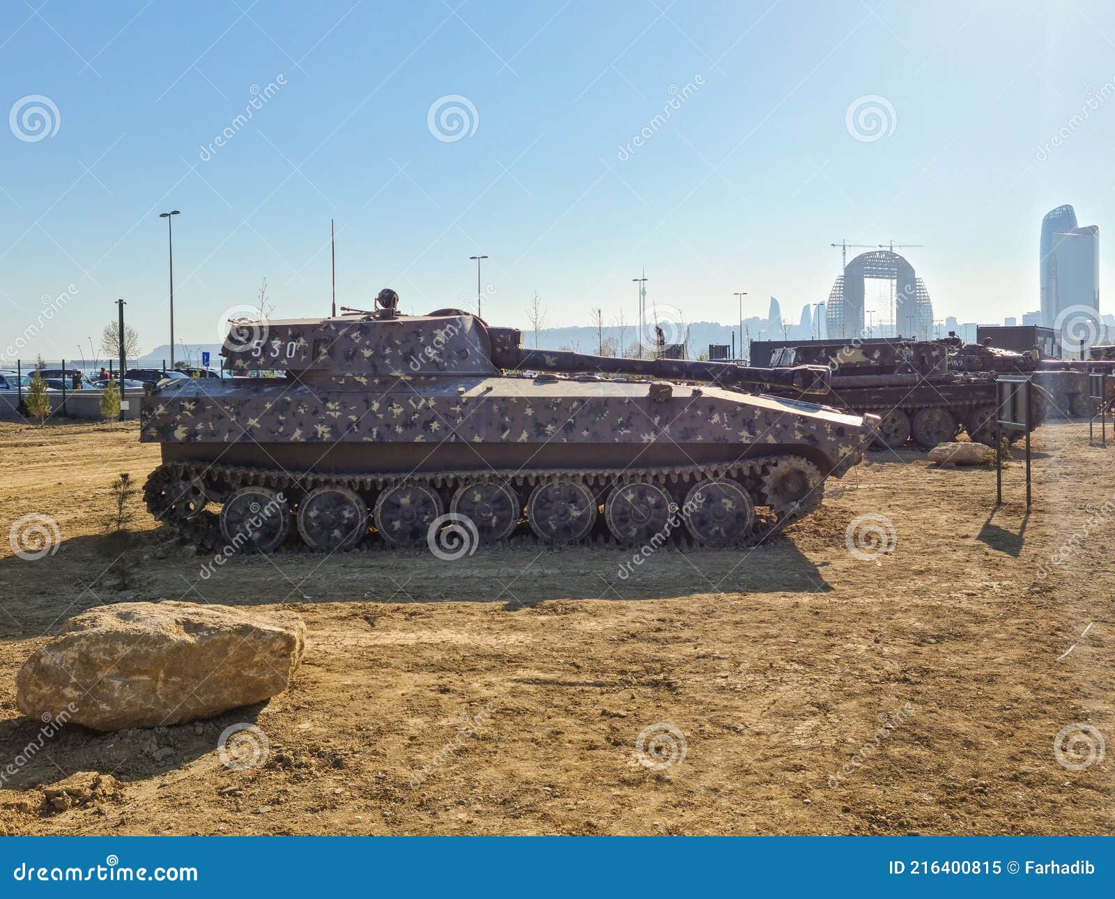 152-mm Soviet Howitzer-gun ML-20 `Emelya` And GAZ-AA `polutorka` Near ...