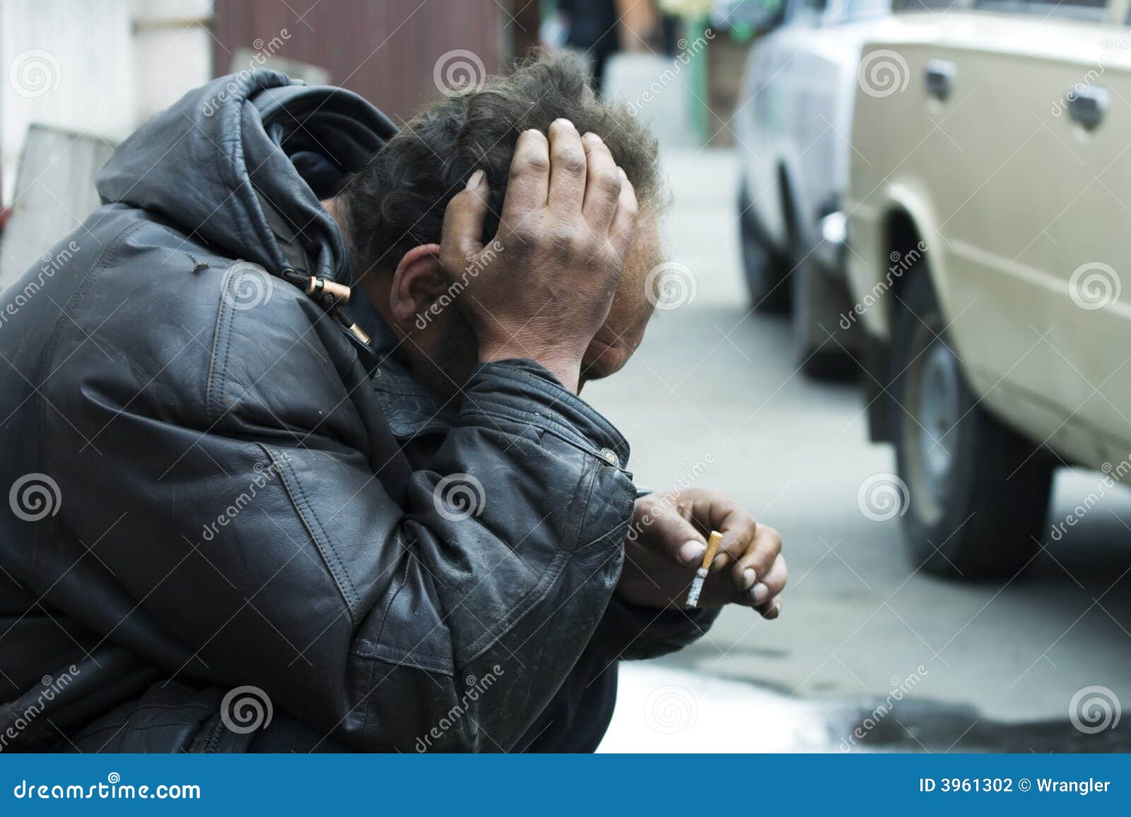 It s a hard life. stock photo. Image of alcoholism, homeless - 3961302