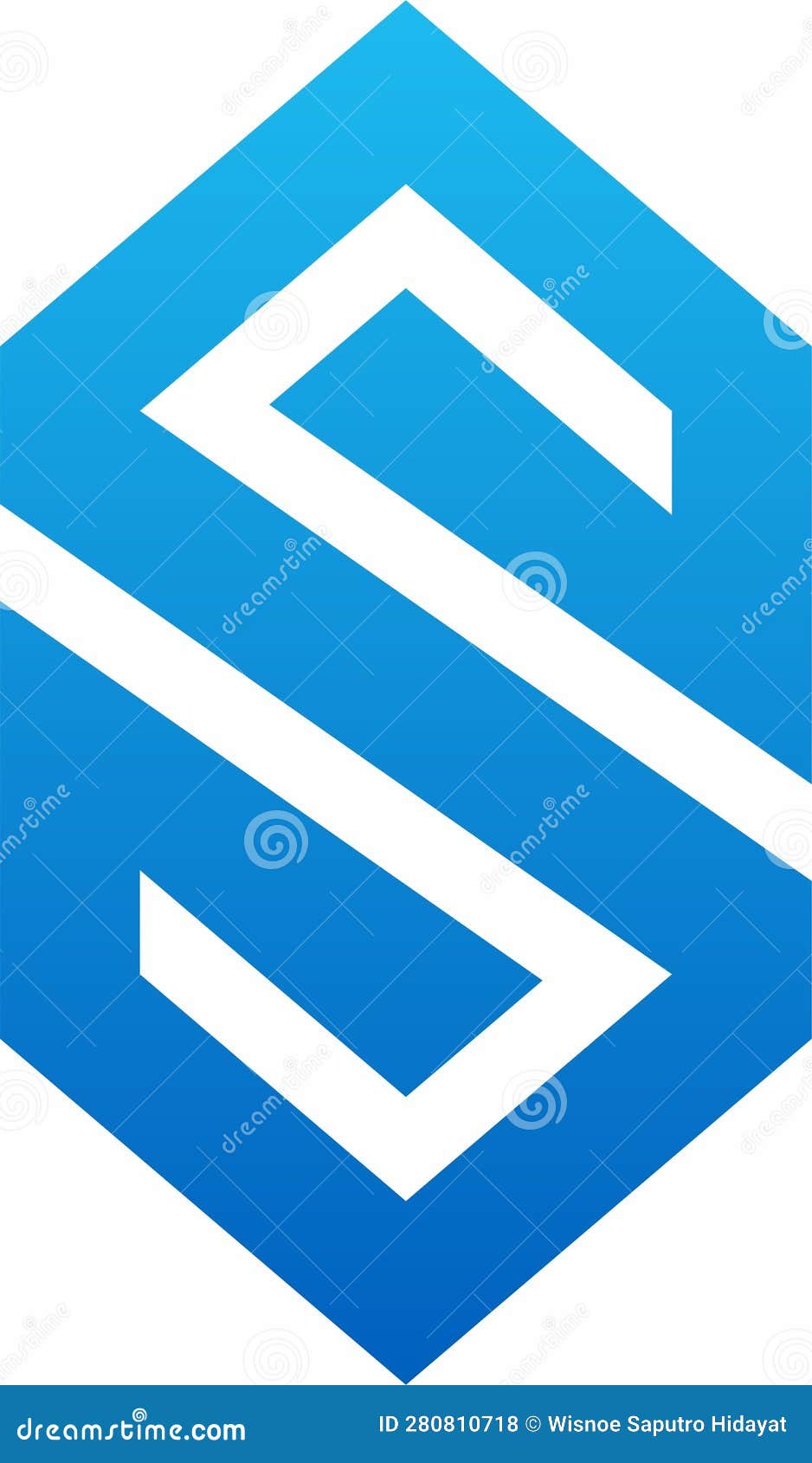 S hexagonal logo stock vector. Illustration of adobe - 280810718