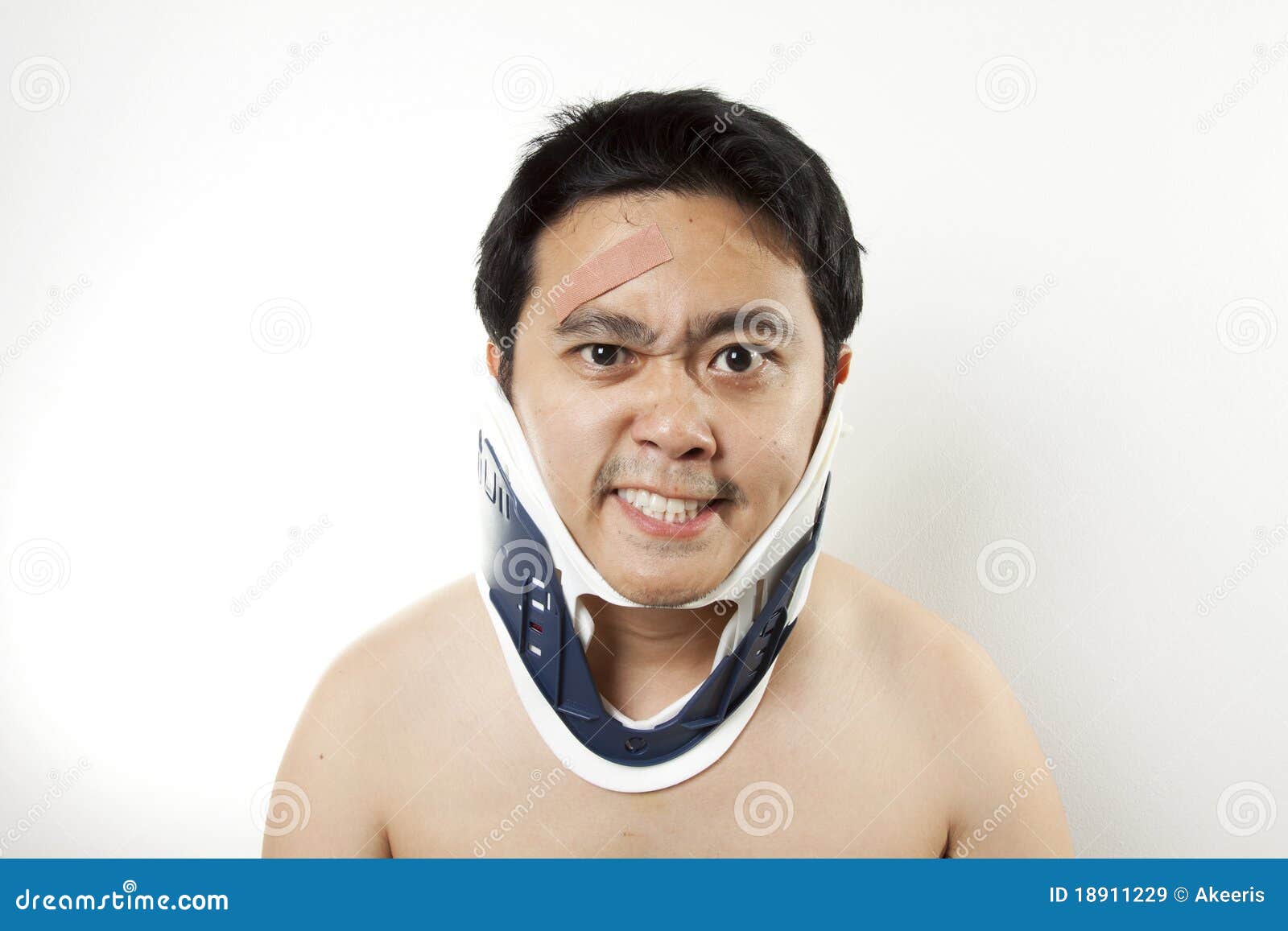 It s hurt stock image. Image of healthy, choke, plaster - 18911229