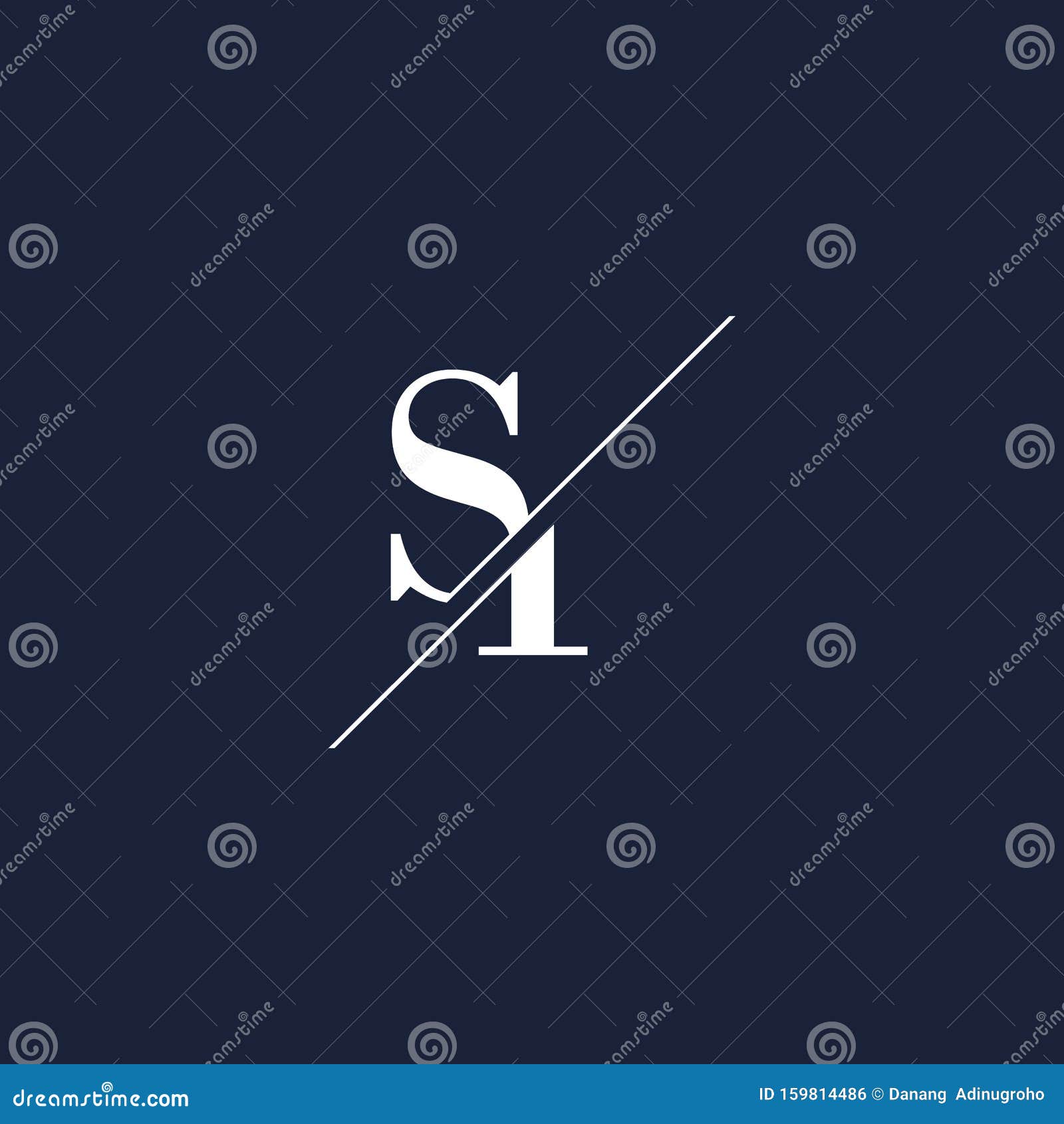 SI Initial Modern Logo Designs Inspiration, Minimalist Logo Template ...