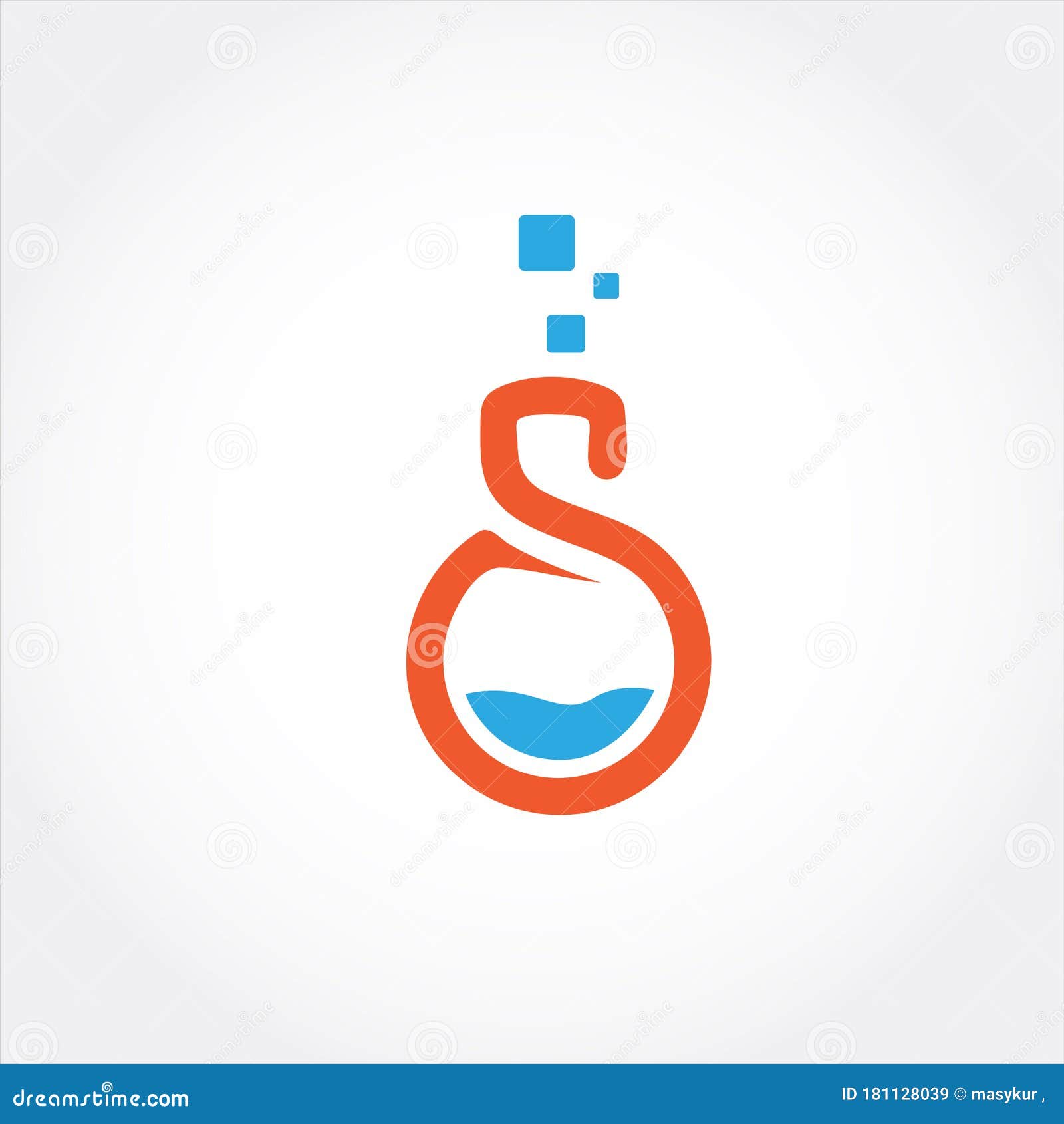 S Lab Glass Initials Logo Design Inspiration Stock Vector ...