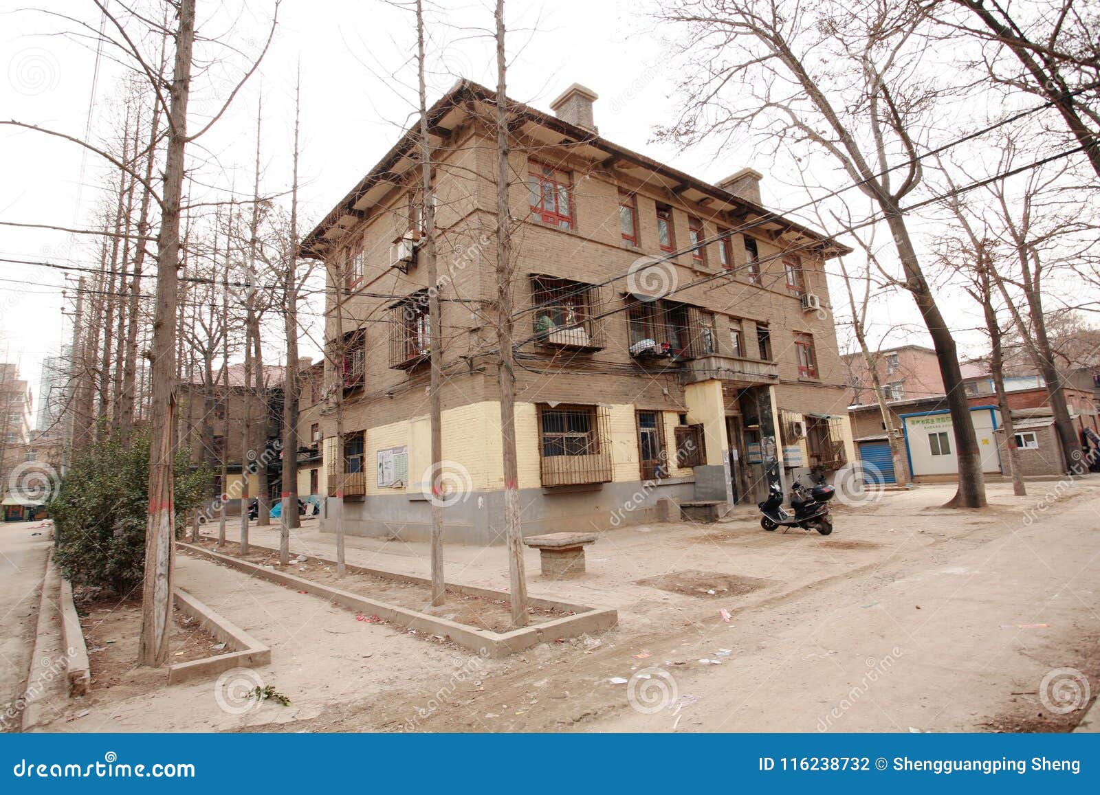 The Soviet Style Architecture in Zhengzhou City Editorial Photography ...