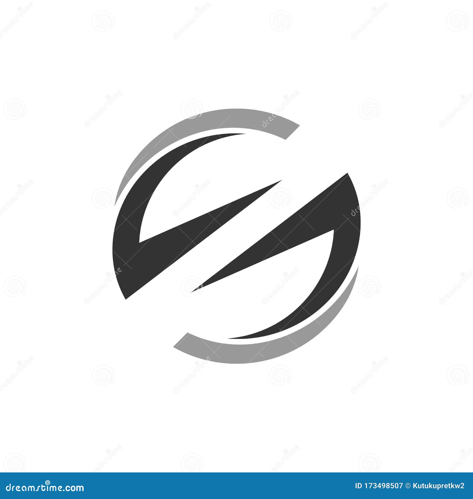 S Letter Circle Logo Template Illustration Design. Vector EPS 10 Stock ...