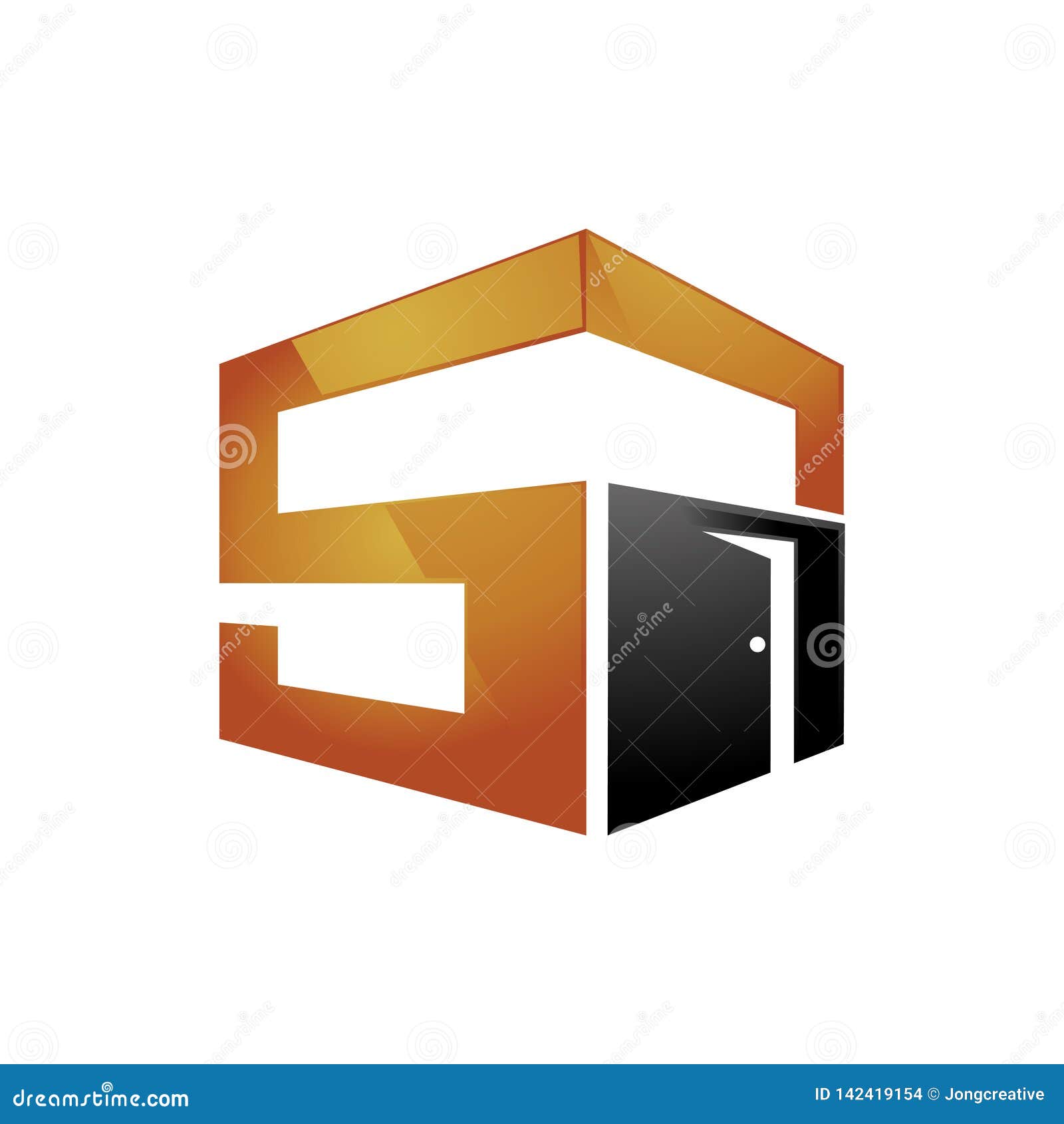 Letter ECG Cube Logo Design Royalty-Free Stock Photography ...