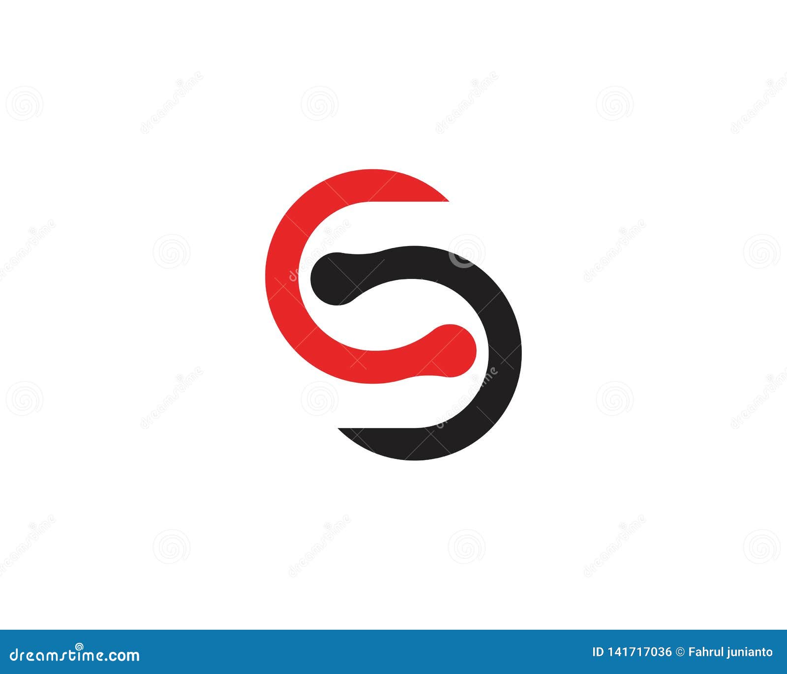 S Letter Infinity Icon Logo Stock Vector - Illustration of card, emblem ...