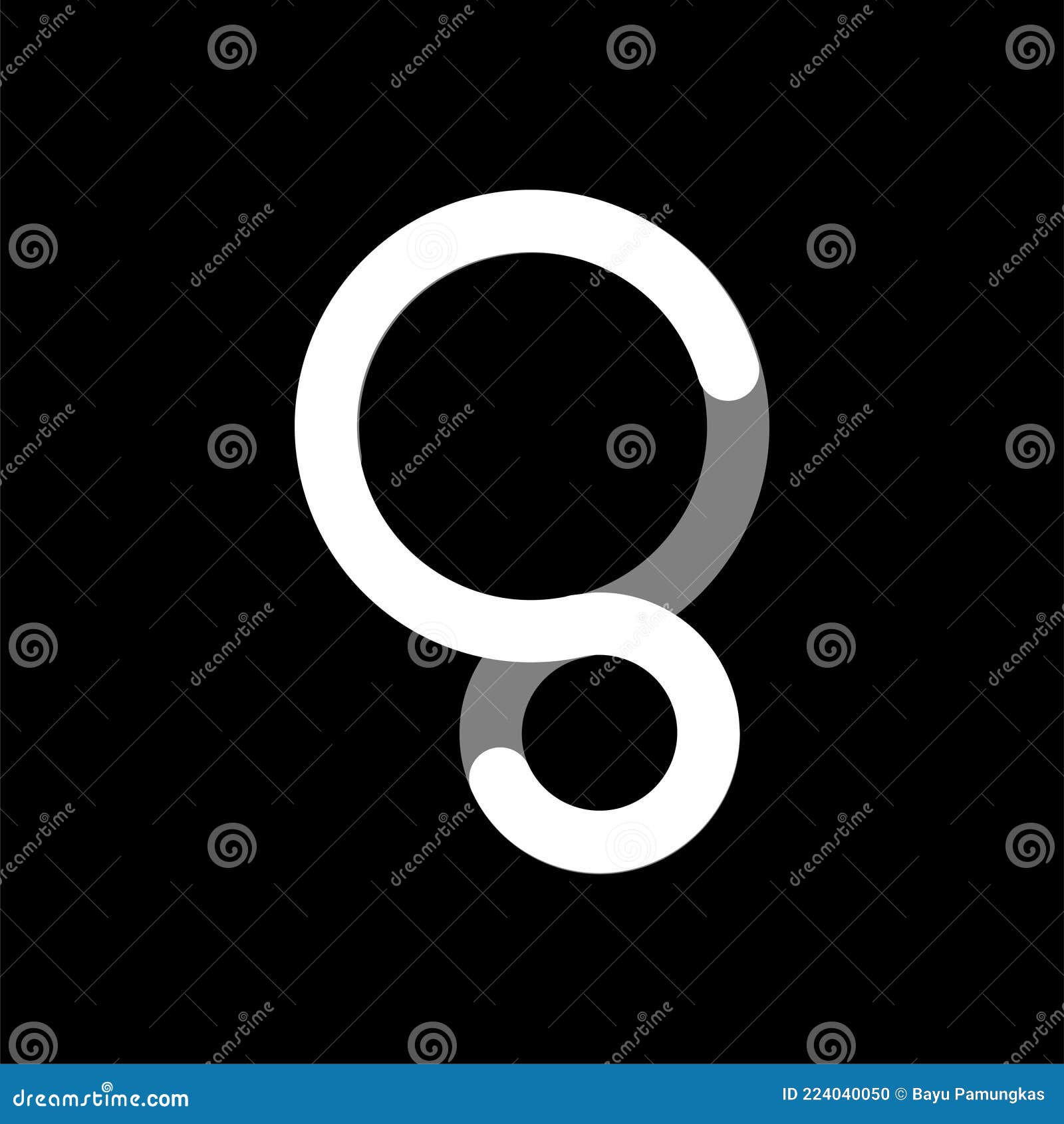 S Letter Infinity Logo Vector Element. Letter Logo Template Stock ...