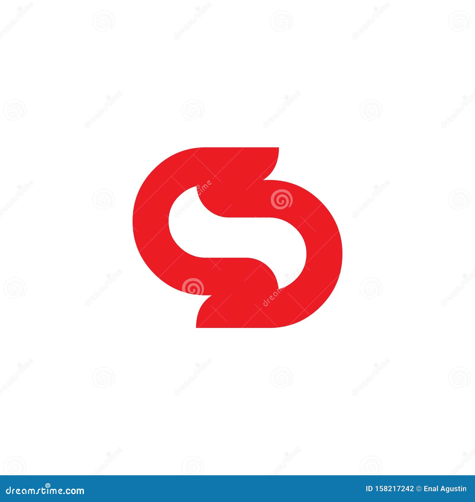S Letter Intial Logo Design Icon Vector Template Stock Vector ...