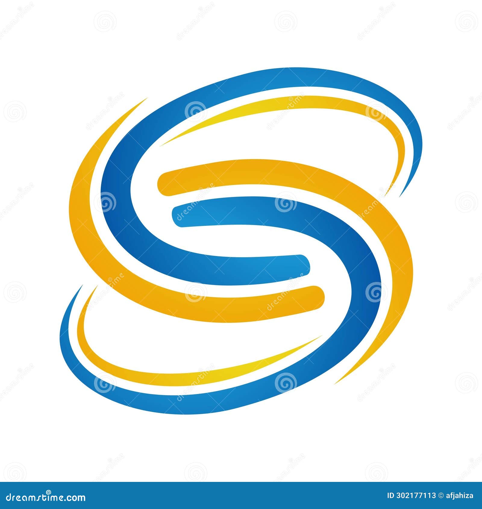 S Letter Icon Logo Template 4 Stock Vector - Illustration of multimedia ...