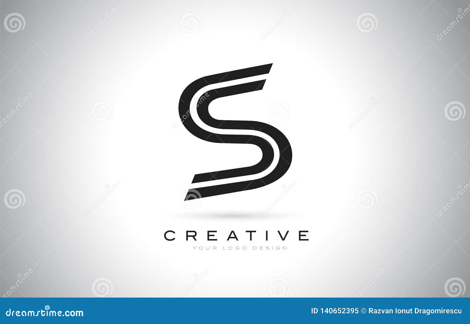 S Letter Monogram Logo Design. Modern S Icon with Creative Beautiful ...